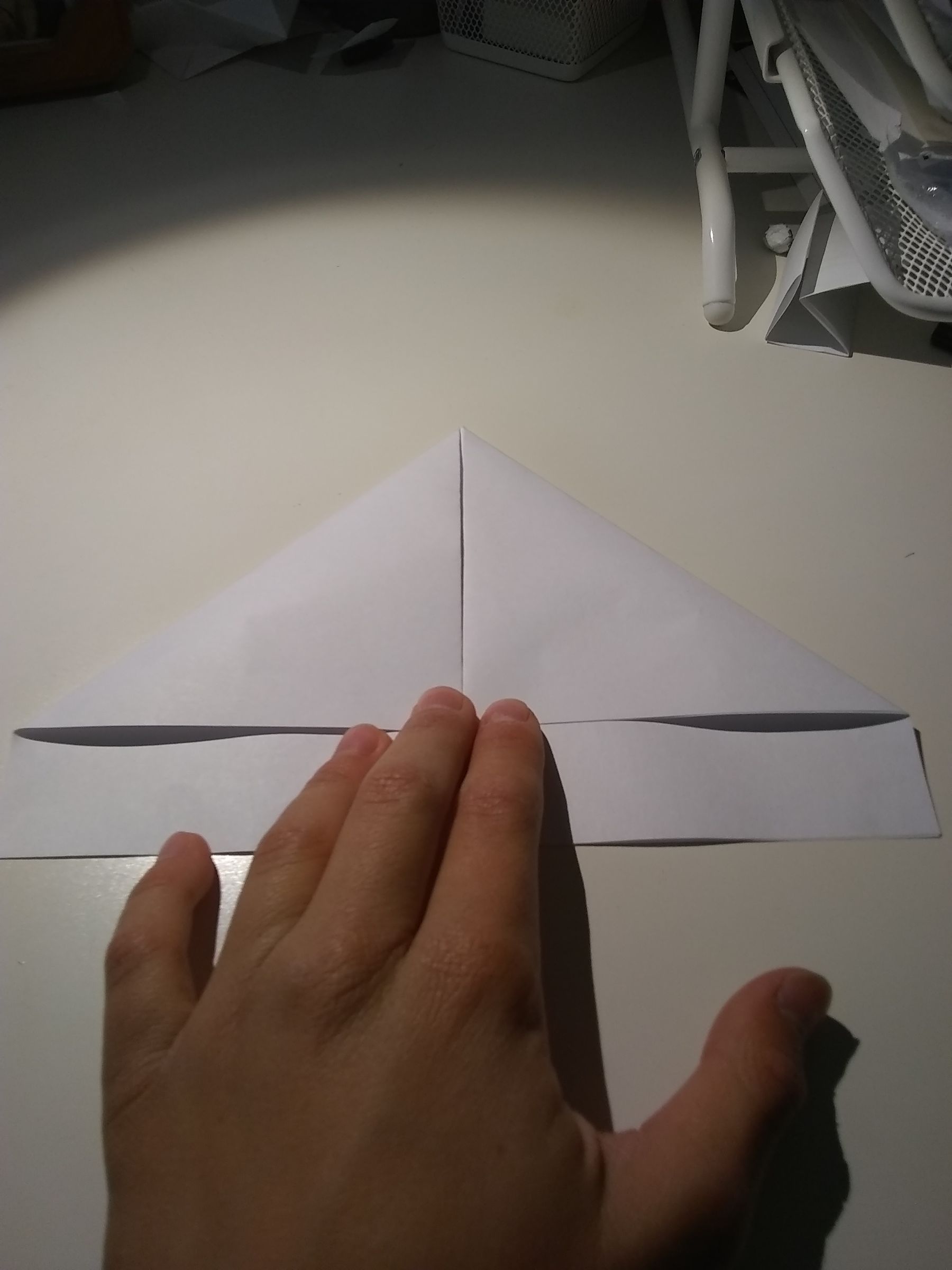 Origami TI-Fighter : 12 Steps - Instructables