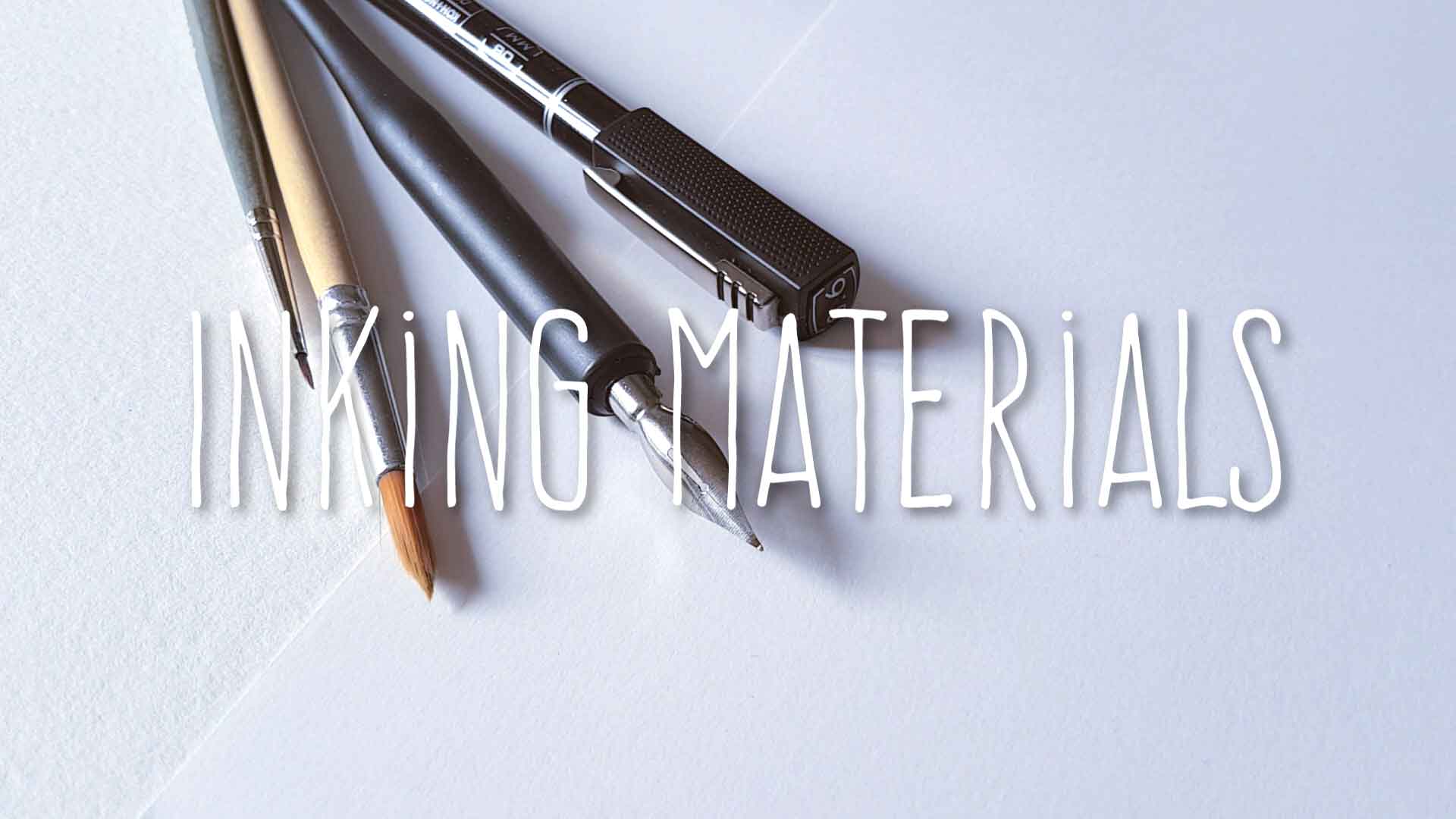 HOW TO INK YOUR ARTWORKS - Drawing Tutorial for Beginners : 4 Steps ...