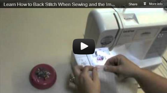 Learn How to Back Stitch When Sewing and the Importance of It ...
