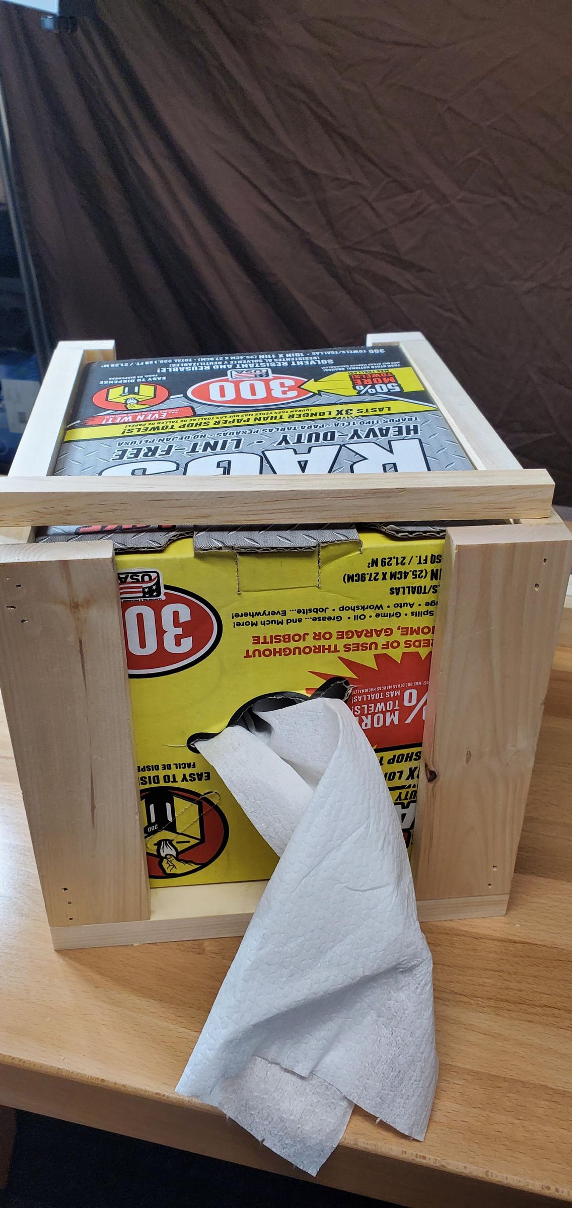 Shop Towels & Rag Storage Dispenser : 9 Steps - Instructables