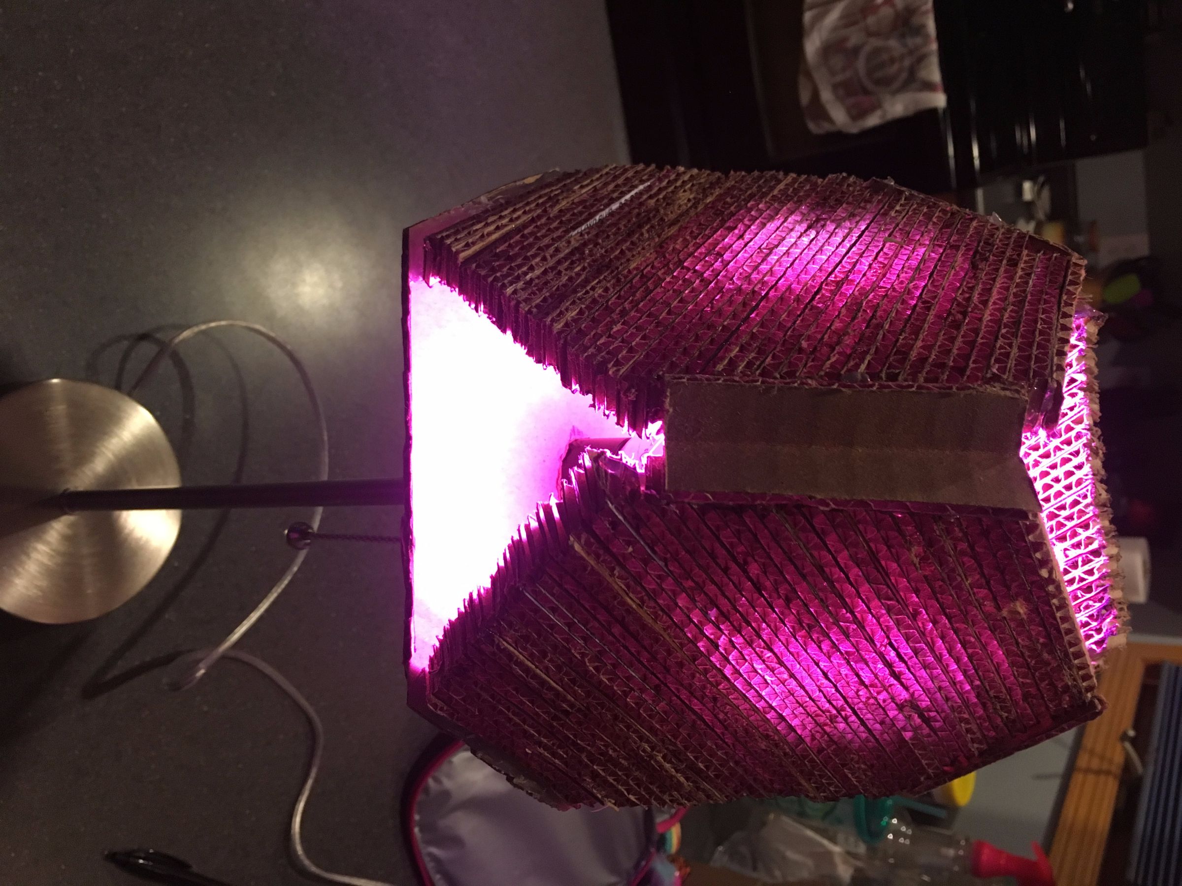 Cardboard Lamp Shade : 6 Steps (with Pictures) - Instructables