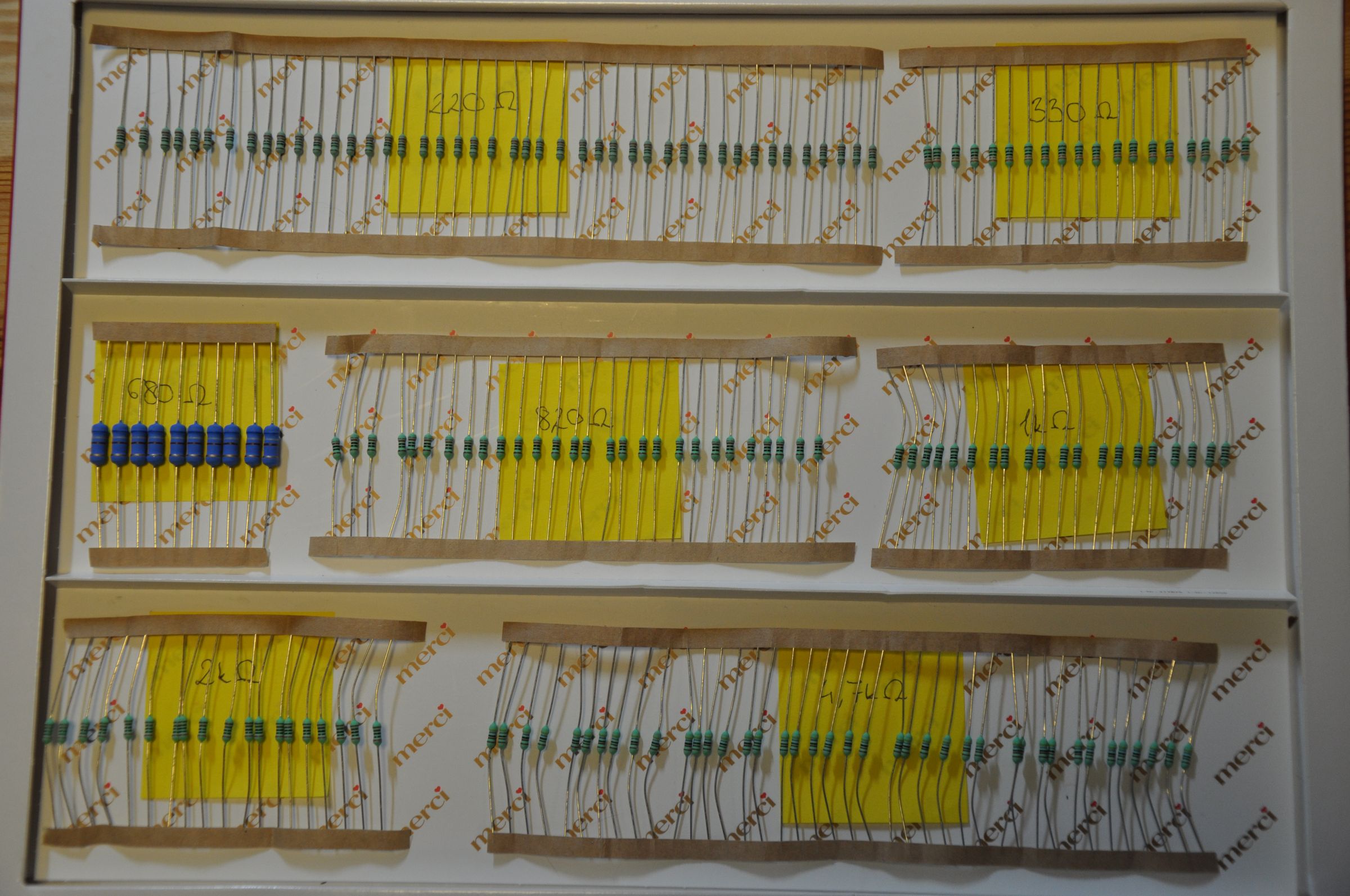 Resistor Storage for Beginners : 6 Steps - Instructables