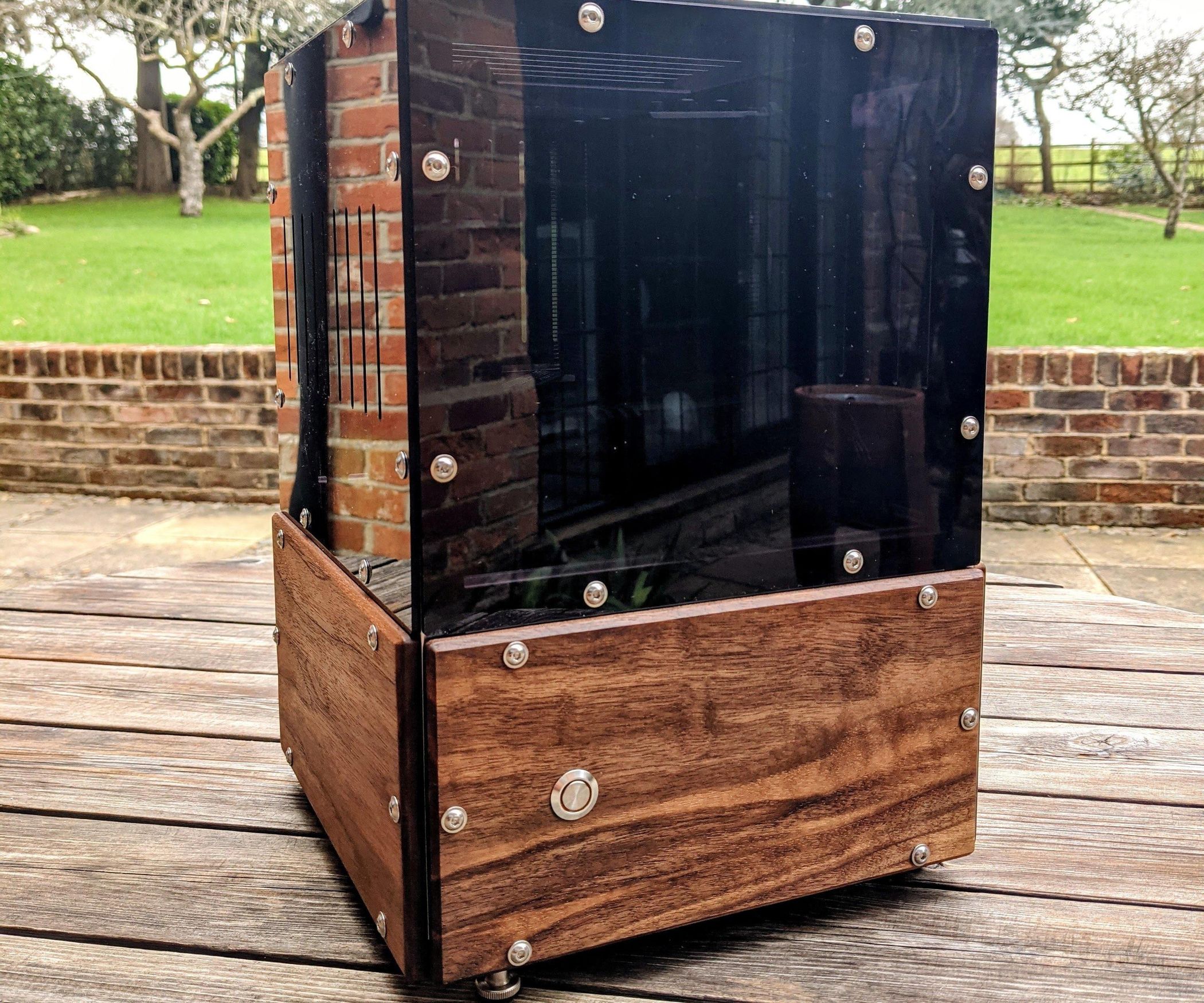 Walnut and Acrylic PC Build : 11 Steps (with Pictures) - Instructables