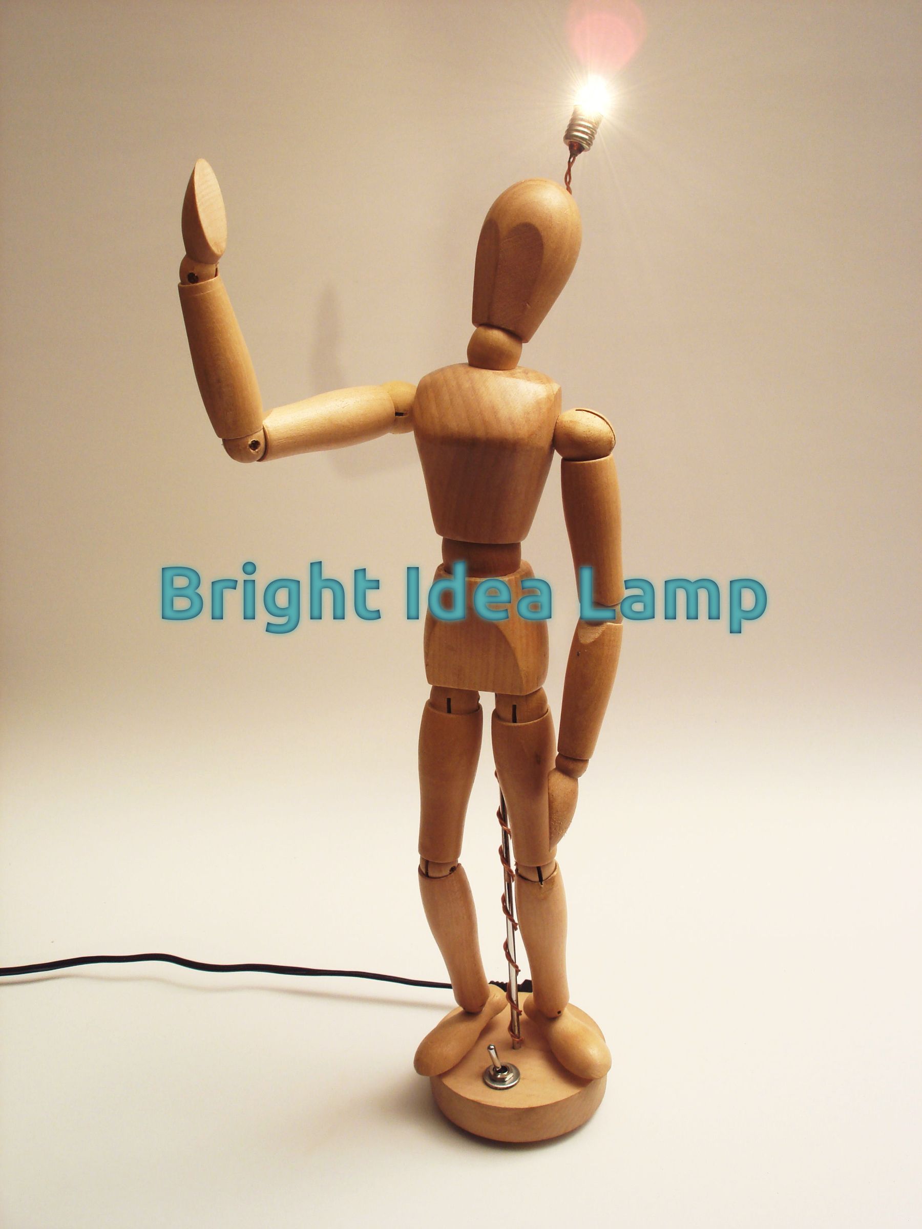 Bright Idea Lamp Man : 7 Steps (with Pictures) - Instructables
