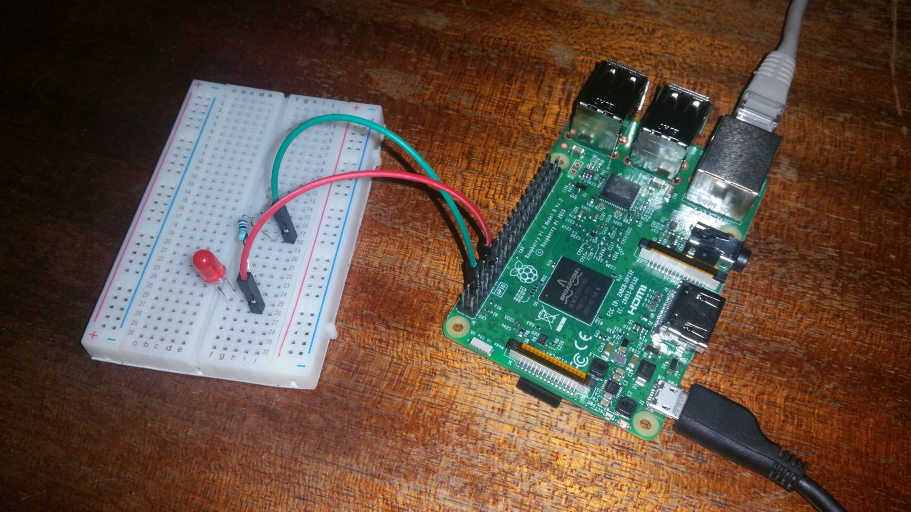 Raspberry Pi LED Blink : 5 Steps (with Pictures) - Instructables Raspberry Pi LED Blink : 5 Steps (with Pictures) - Instructables