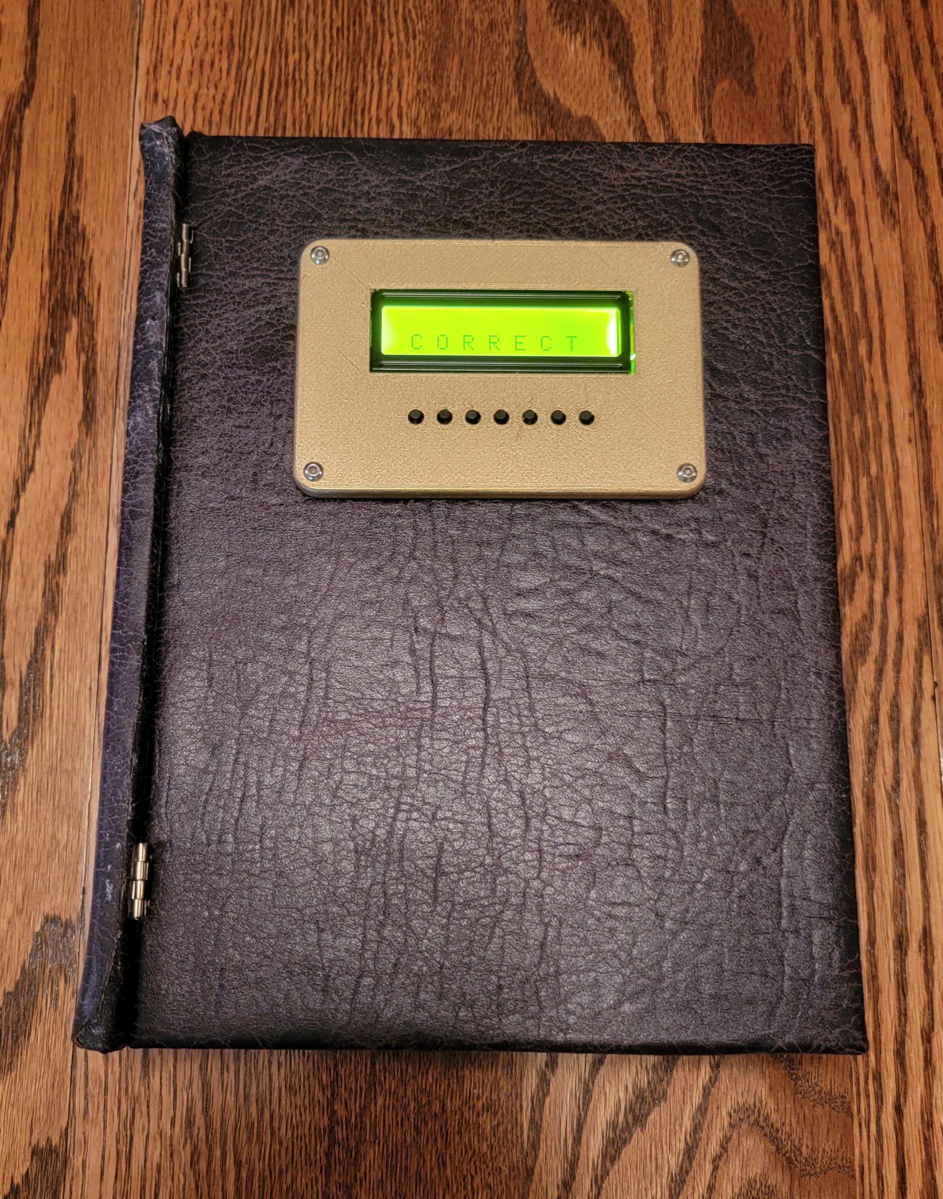 Arduino Riddle Word Book Lock Box : 19 Steps (with Pictures ...