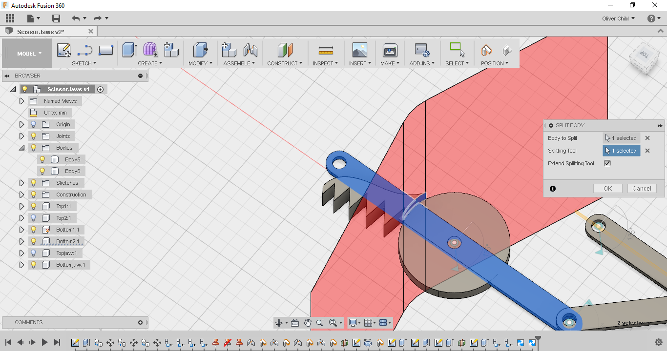 Designing Scissor Jaws in Fusion : 11 Steps (with Pictures) - Instructables