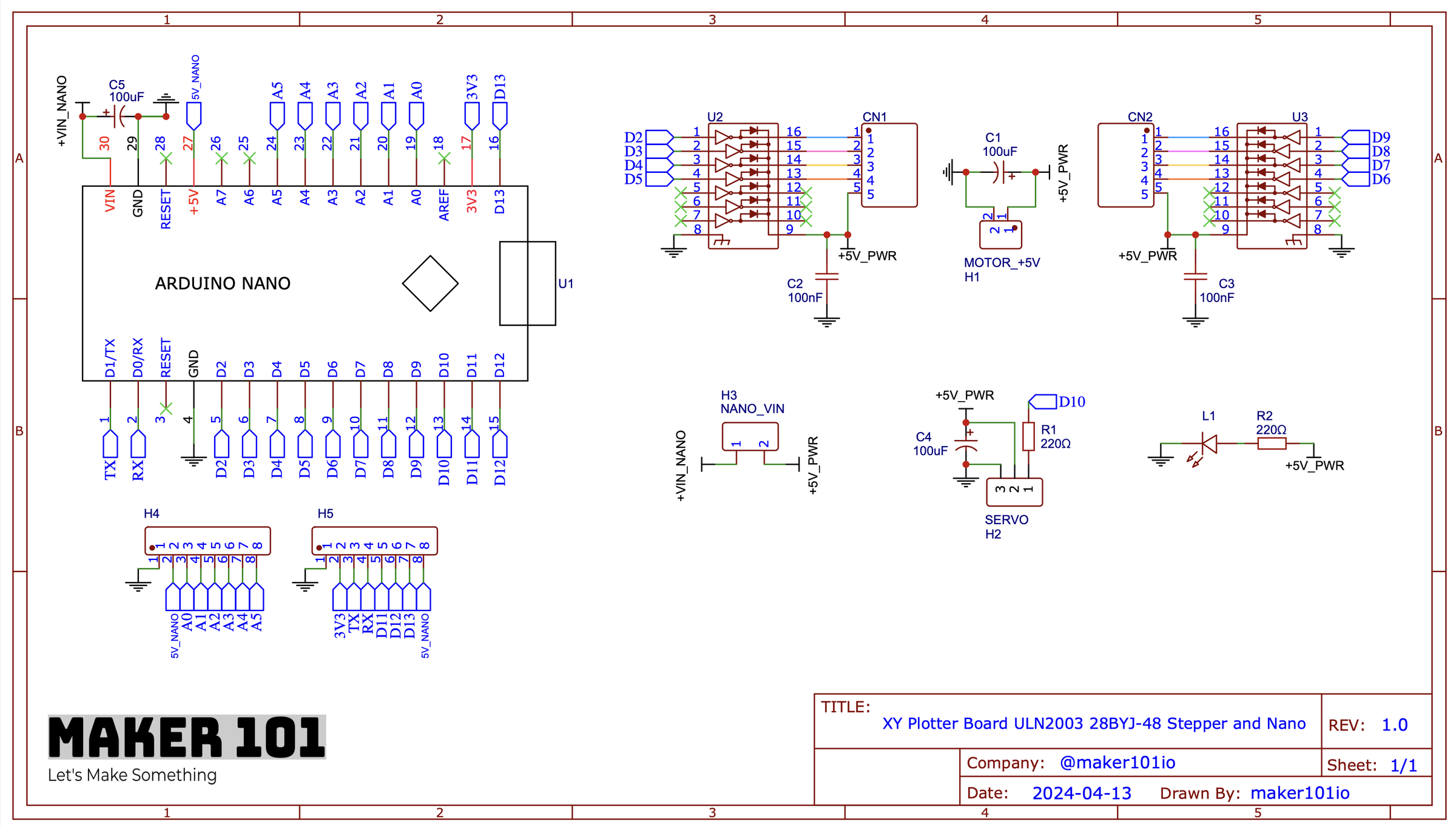 Multiple Stepper Motor Control (ULN2003 and 28BYJ-48) 3 Different ...