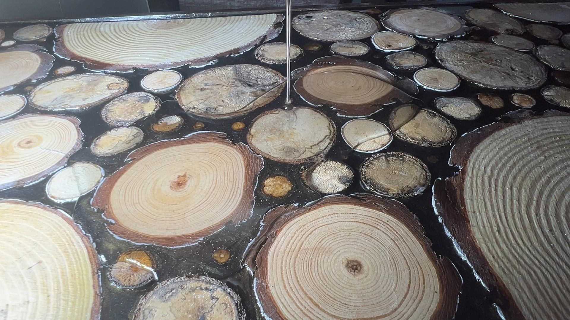 Epoxy Resin and Wood Slices Table- Easy, No Fuss and Only Few Steps : 8 ...