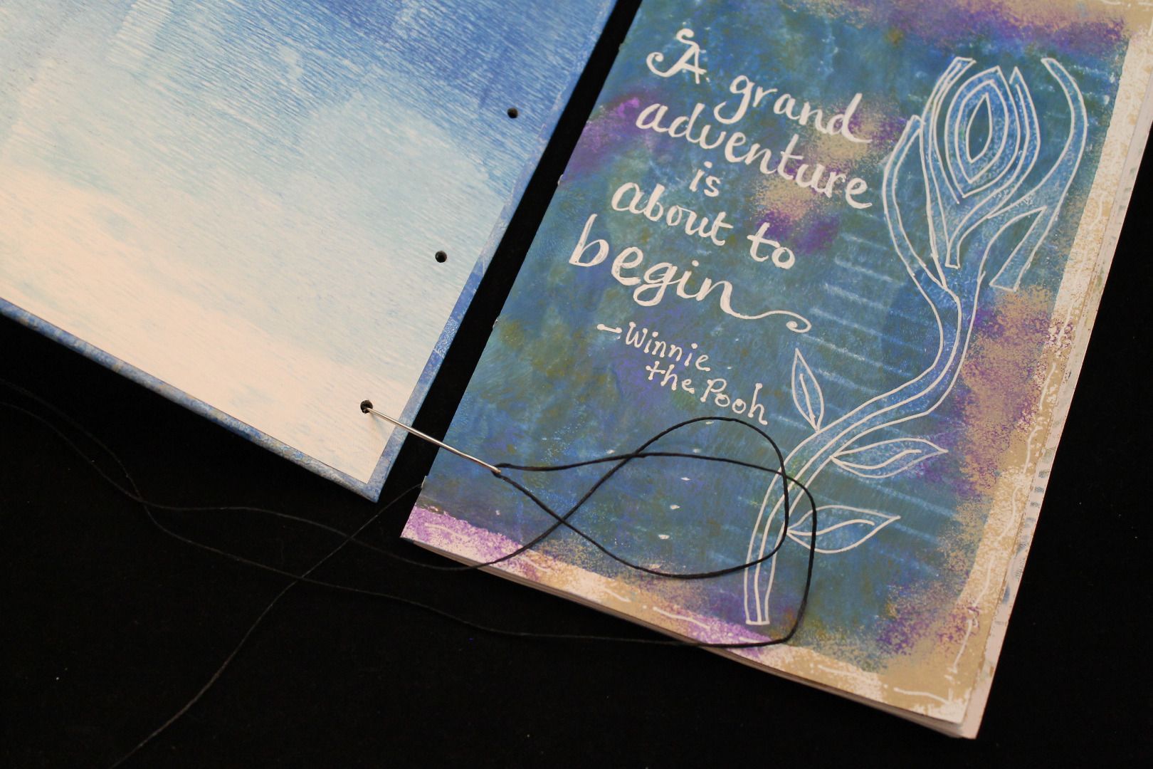 Handmade Memory Book With Mono-Printed Paper : 8 Steps (with Pictures ...