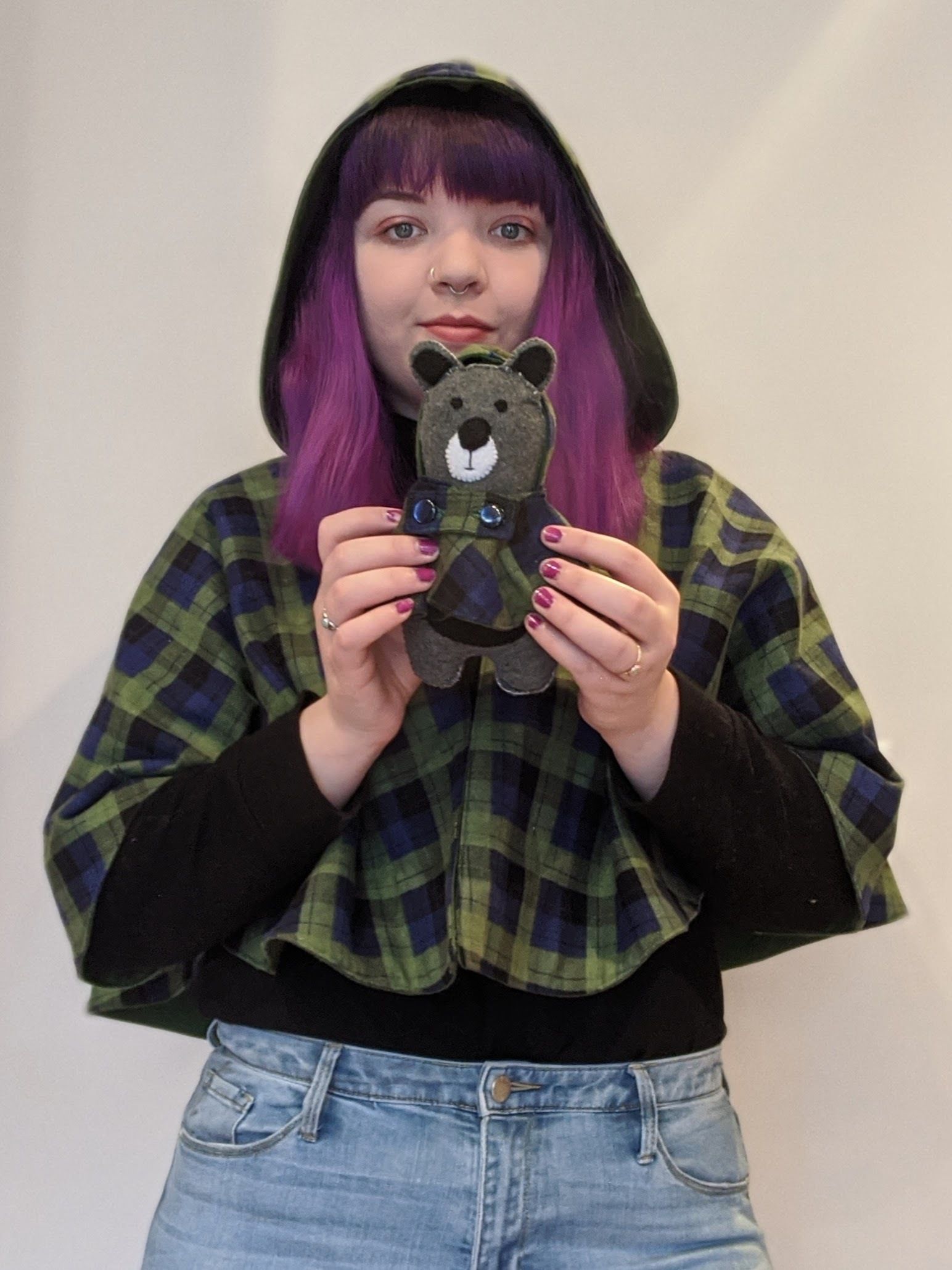 Cozy Reversible Hooded Capelet : 14 Steps (with Pictures) - Instructables