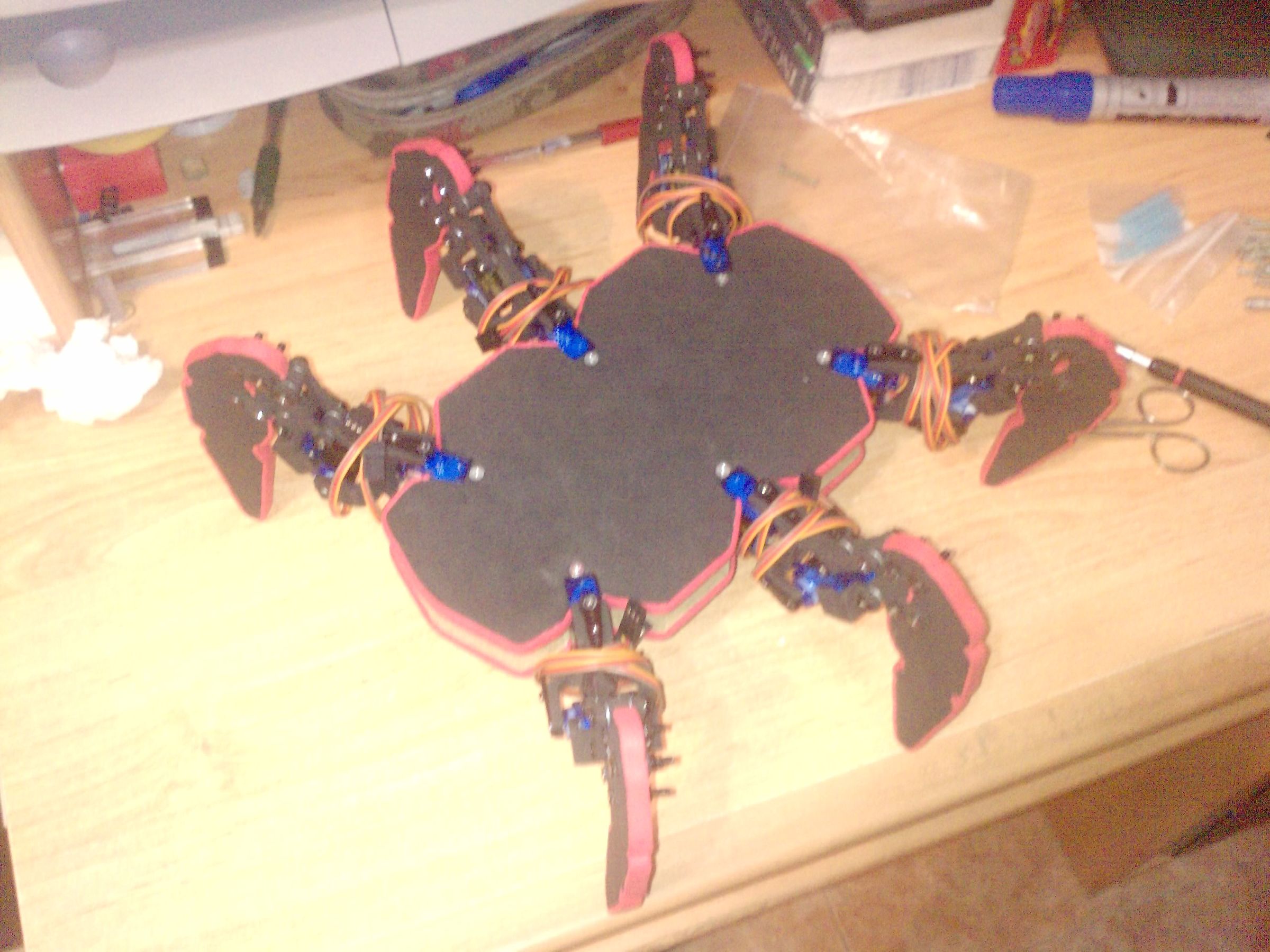DIY Handmade Hexapod With Arduino (Hexdrake) : 19 Steps (with Pictures ...