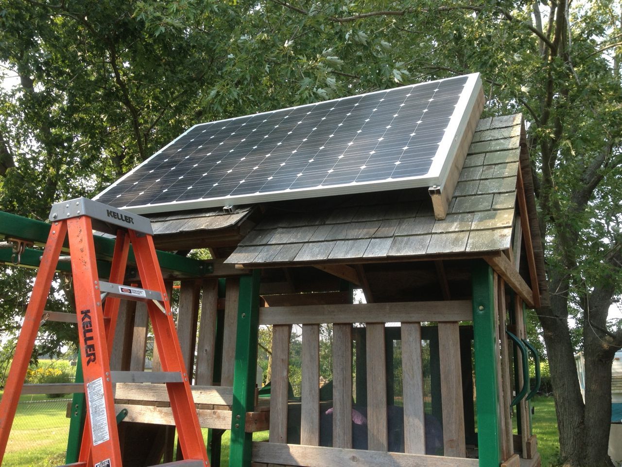 Solar Swing-Set (PV Playhouse) : 9 Steps (with Pictures) - Instructables