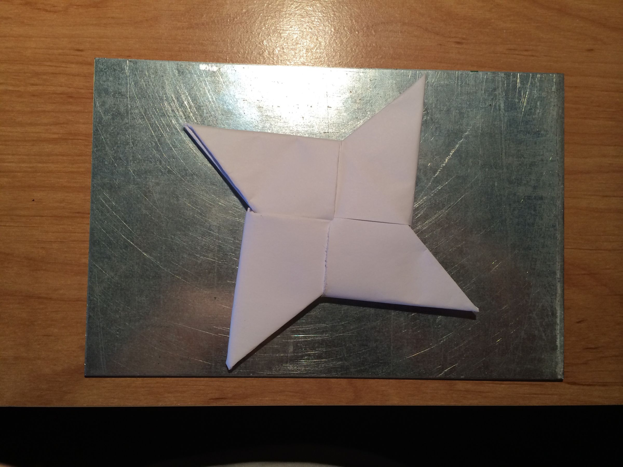 Easy Paper/Metal Ninja Star : 10 Steps - Instructables