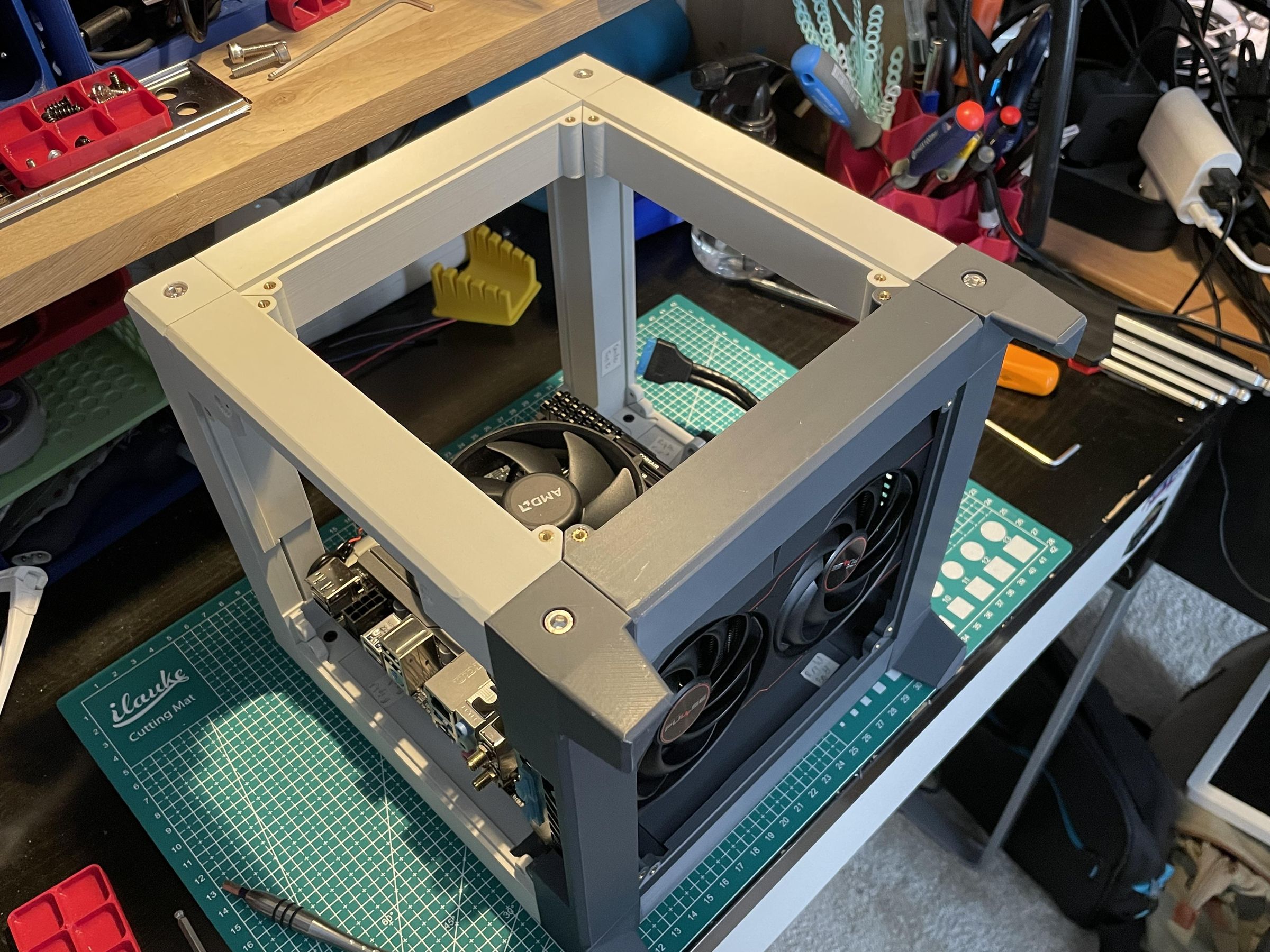 Kubic - a Printable ITX PC Case With a Handle : 18 Steps (with Pictures ...