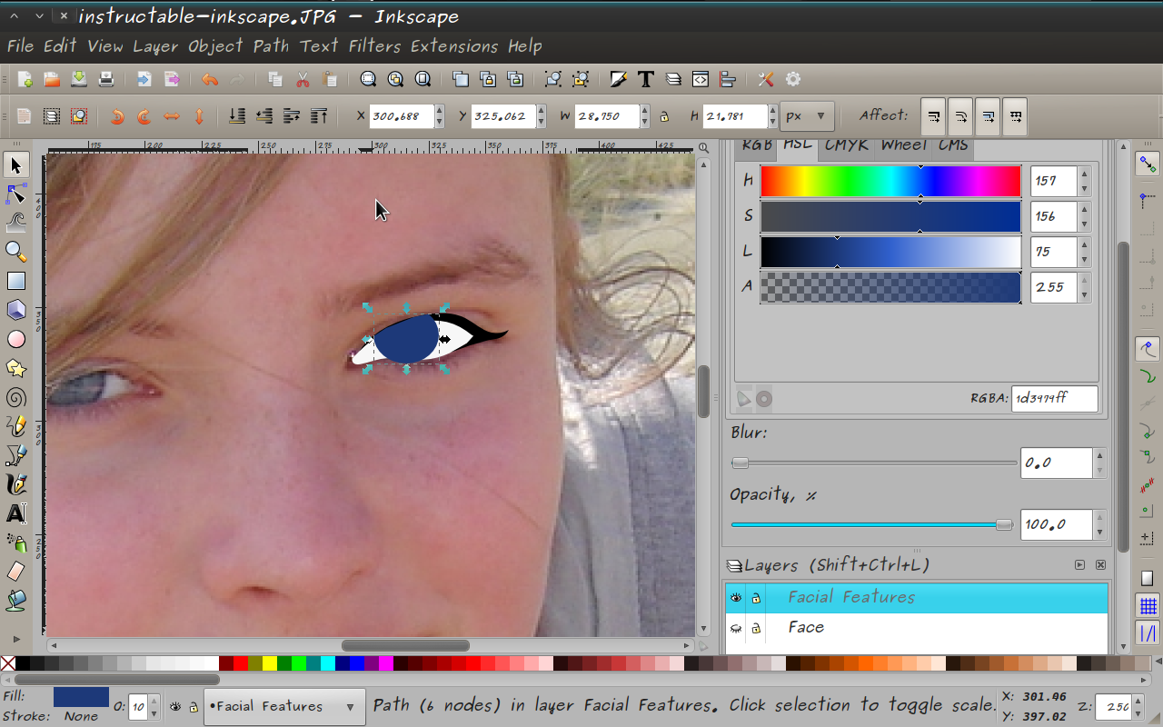 Drawing Vector Portraits on Inkscape : 13 Steps - Instructables