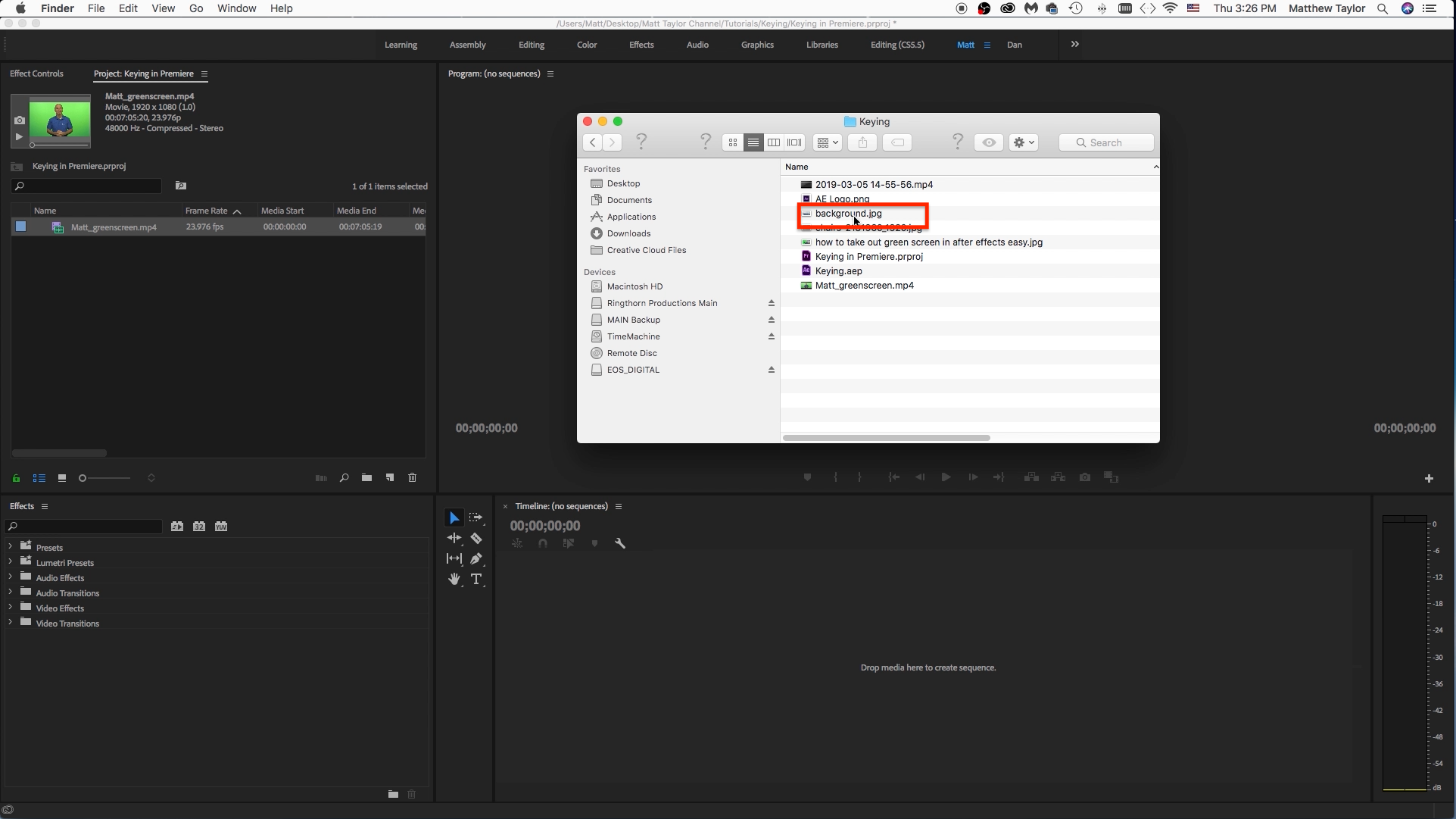 How to Remove Green Screen in Adobe Premiere Pro CC : 10 Steps (with ...