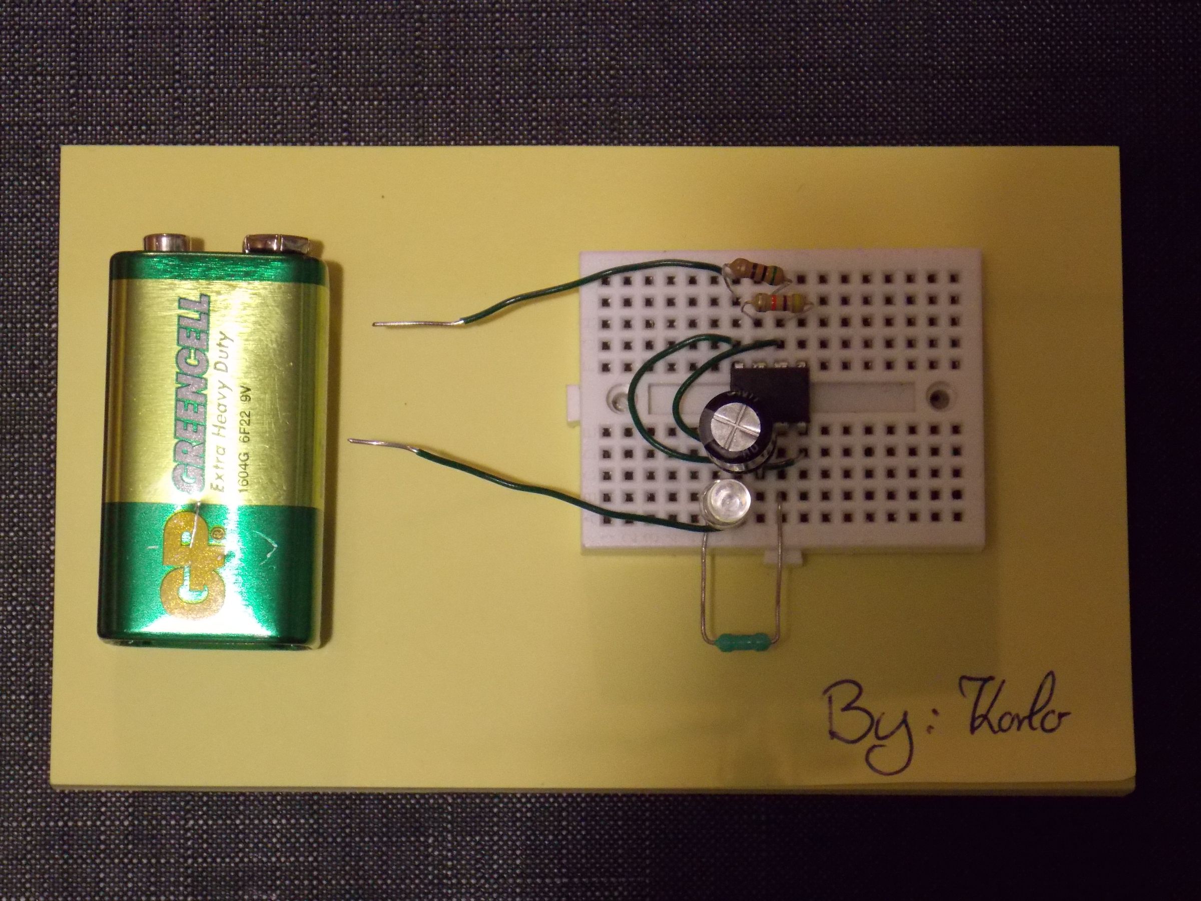 555 Timer Flashing Led : 3 Steps - Instructables