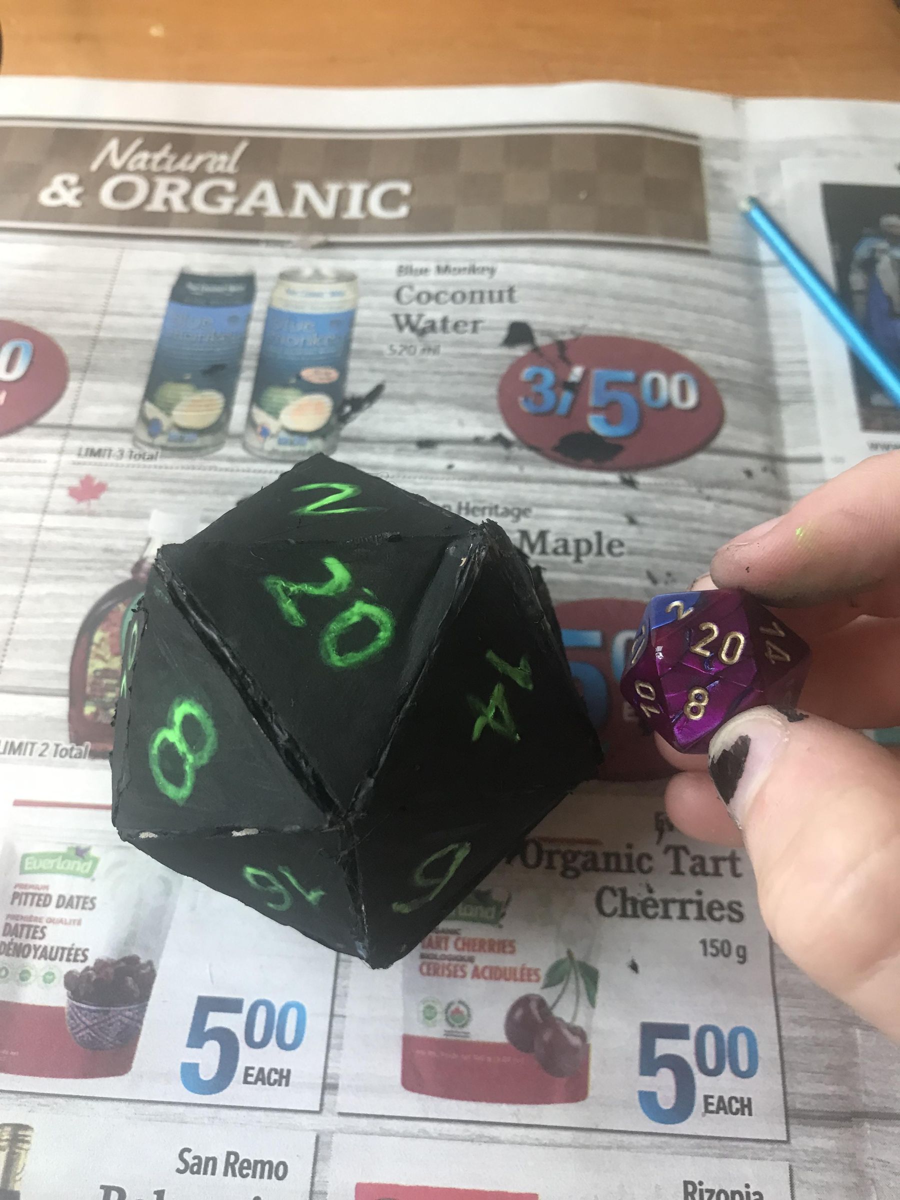 Large 20 Sided Dice : 5 Steps - Instructables