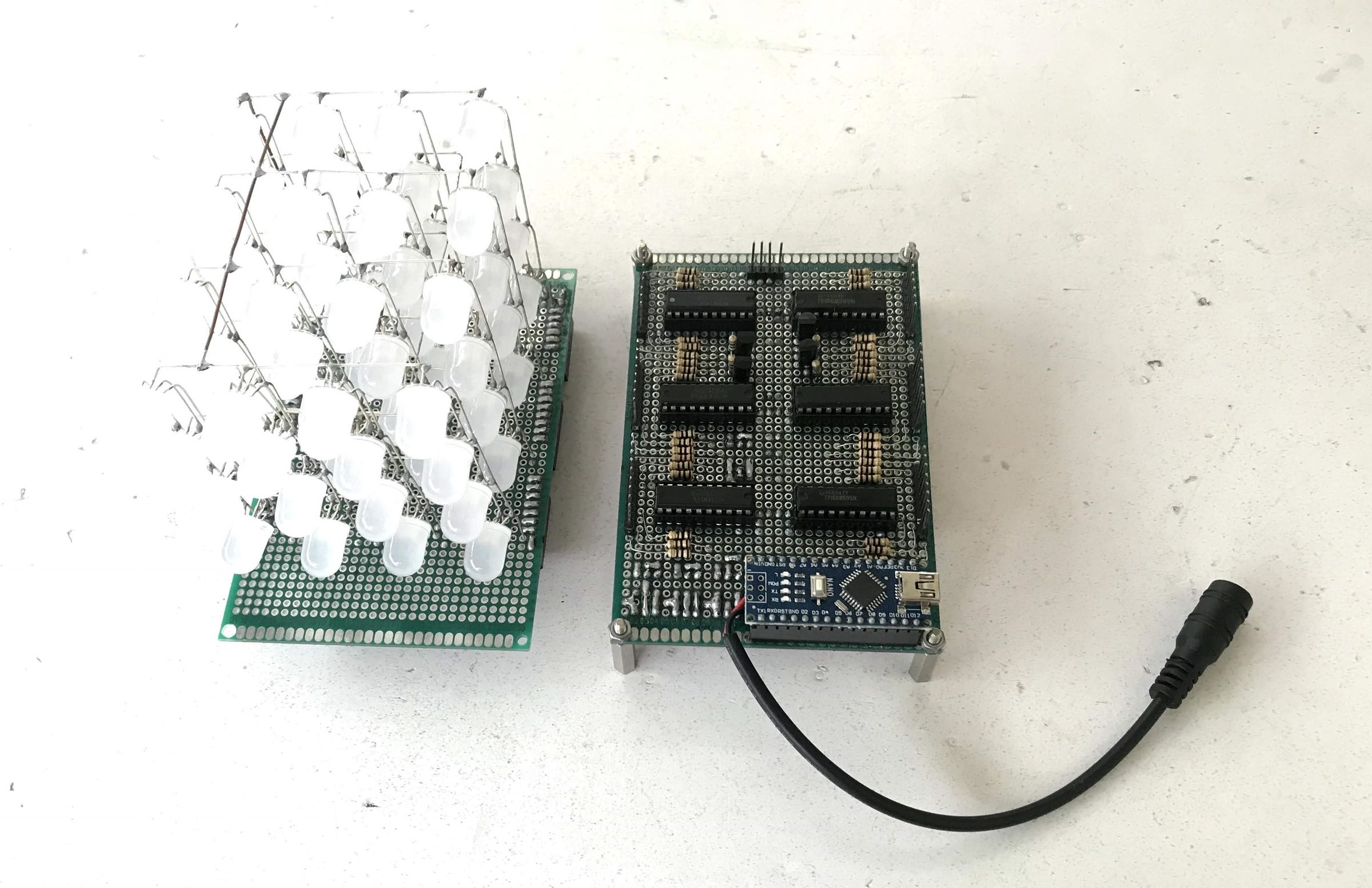 RGB LED CUBE 4x4x4 : 6 Steps (with Pictures) - Instructables