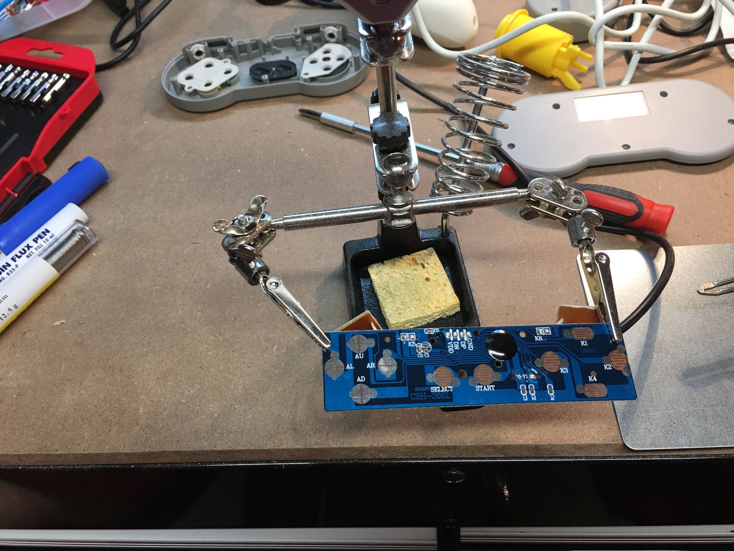 Hacking SNES Pads to Make Arcade Style Controllers for Retropie : 15 ...