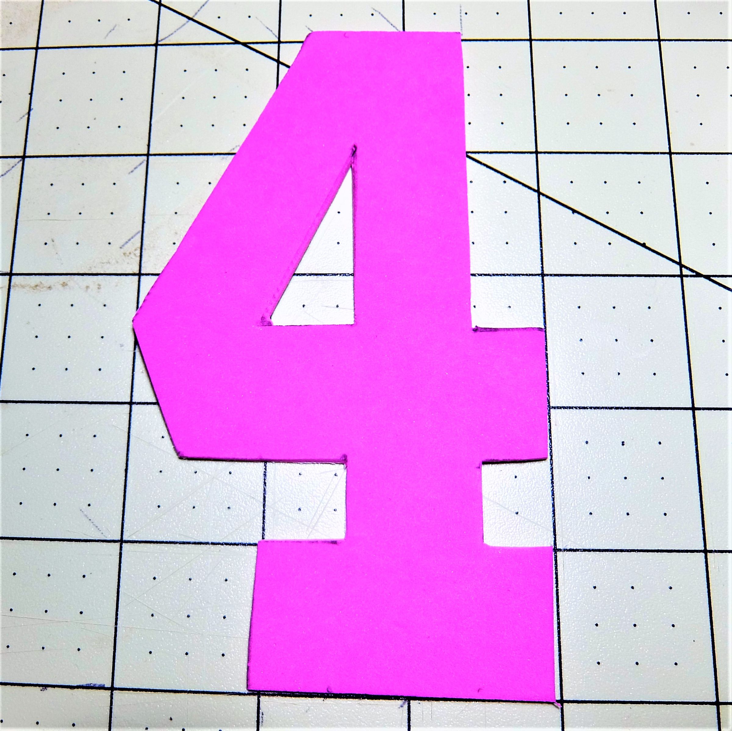 Draw and Cut Out Jersey Numbers 0 to 9 : 14 Steps (with Pictures ...