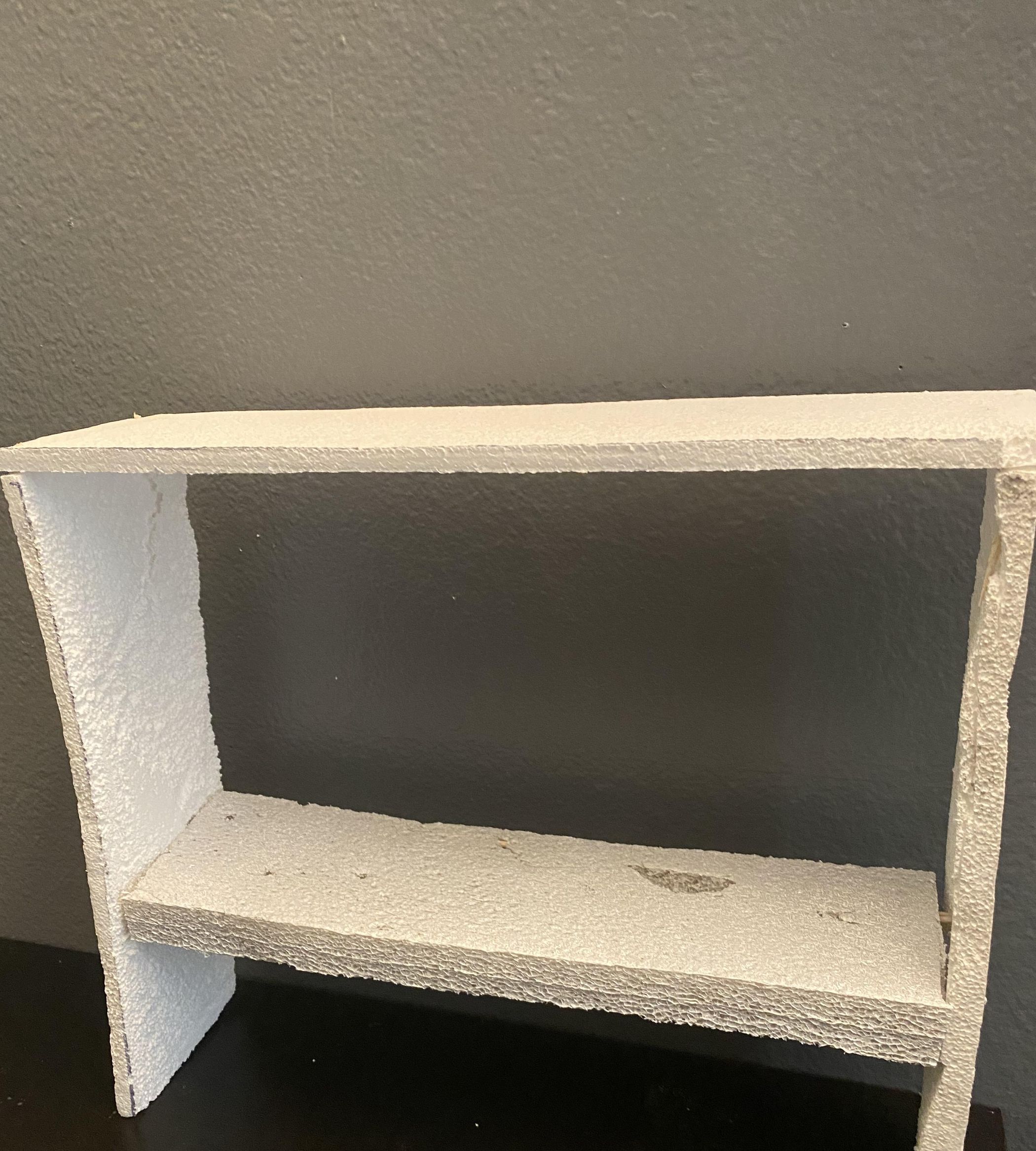 Styrofoam Desk Shelf : 5 Steps - Instructables