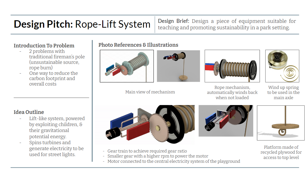 Sustainable Rope-Lift System for Playgrounds : 3 Steps - Instructables