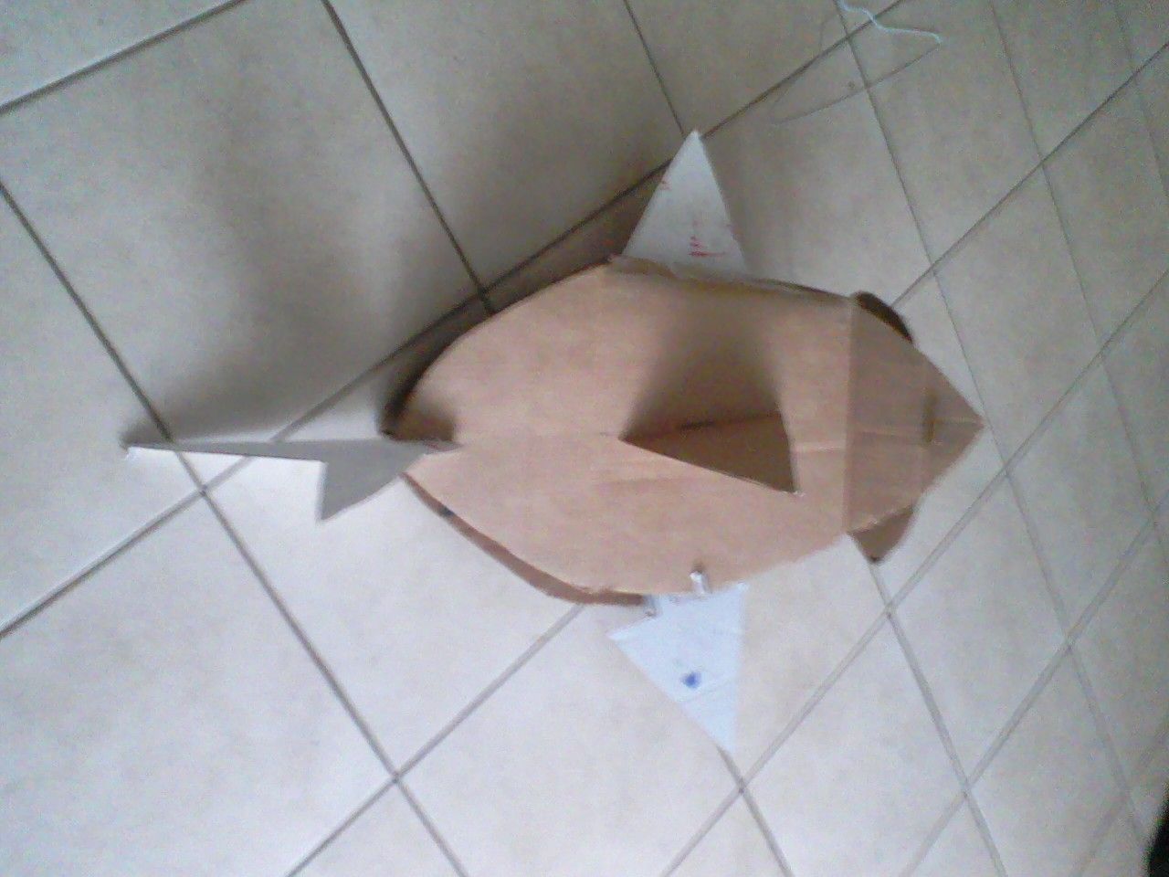 How to Create a Slotted Construction Cardboard Shark : 7 Steps ...