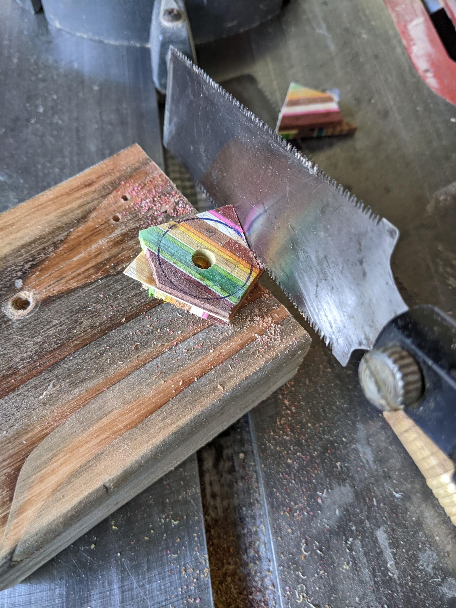 Rainbow Ring - 100 Segments of Exotic Woods + Resins for a 1-of-a-Kind ...