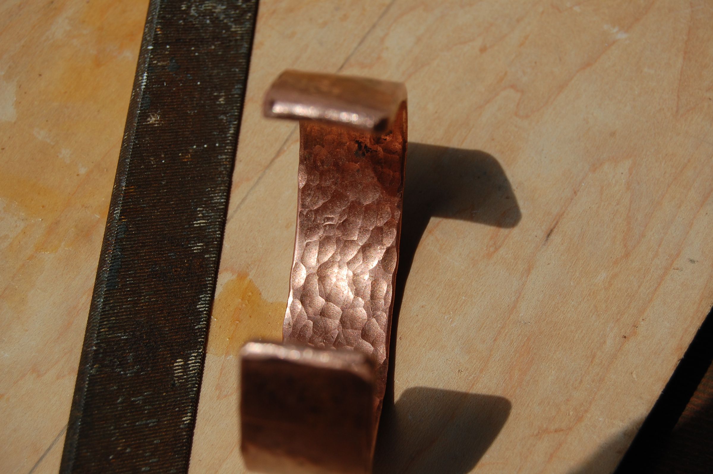 Hammered Copper Bangle : 4 Steps (with Pictures) - Instructables