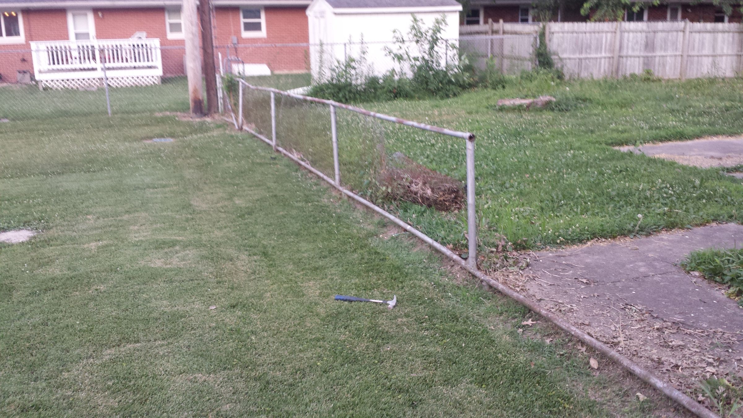 Back Yard Privacy Fence Renovation : 6 Steps (with Pictures ...