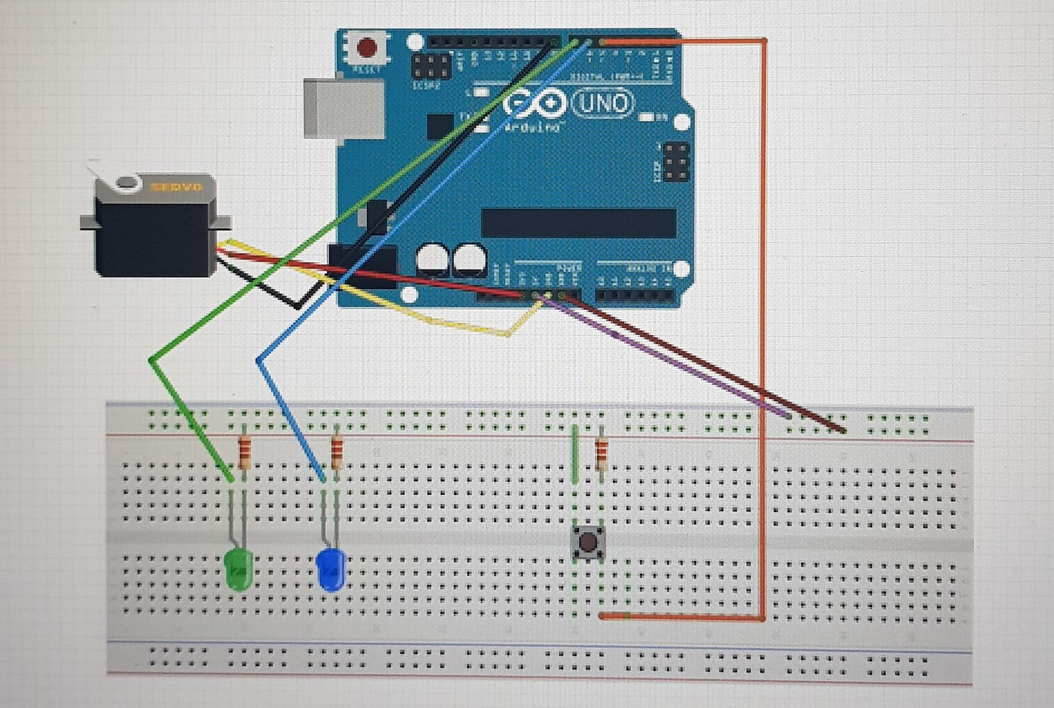 Arduino Reaction Timer With A Servo 5 Steps Instructables