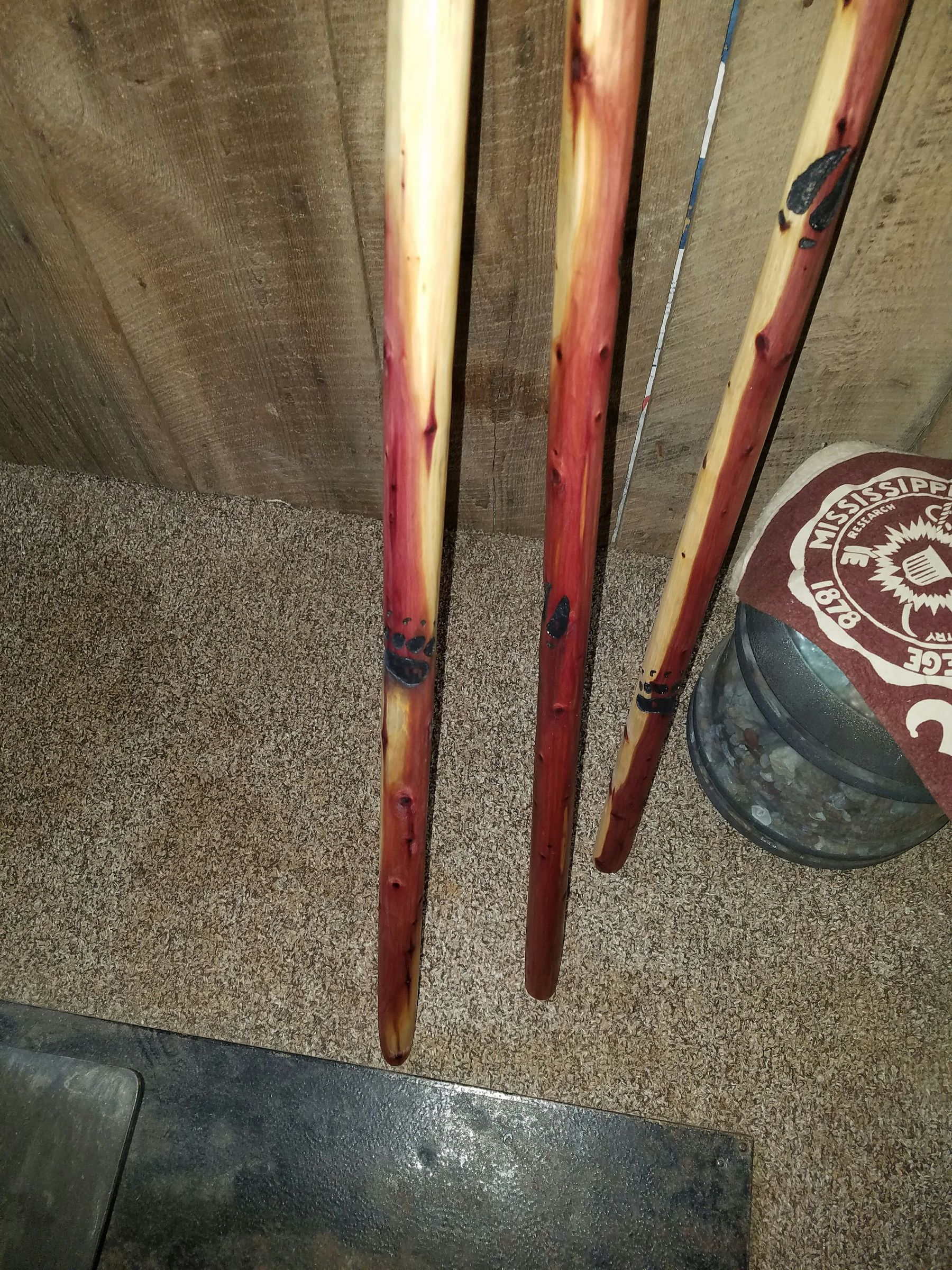 Turning Cedar Trees Into Walking Sticks : 12 Steps (with Pictures ...