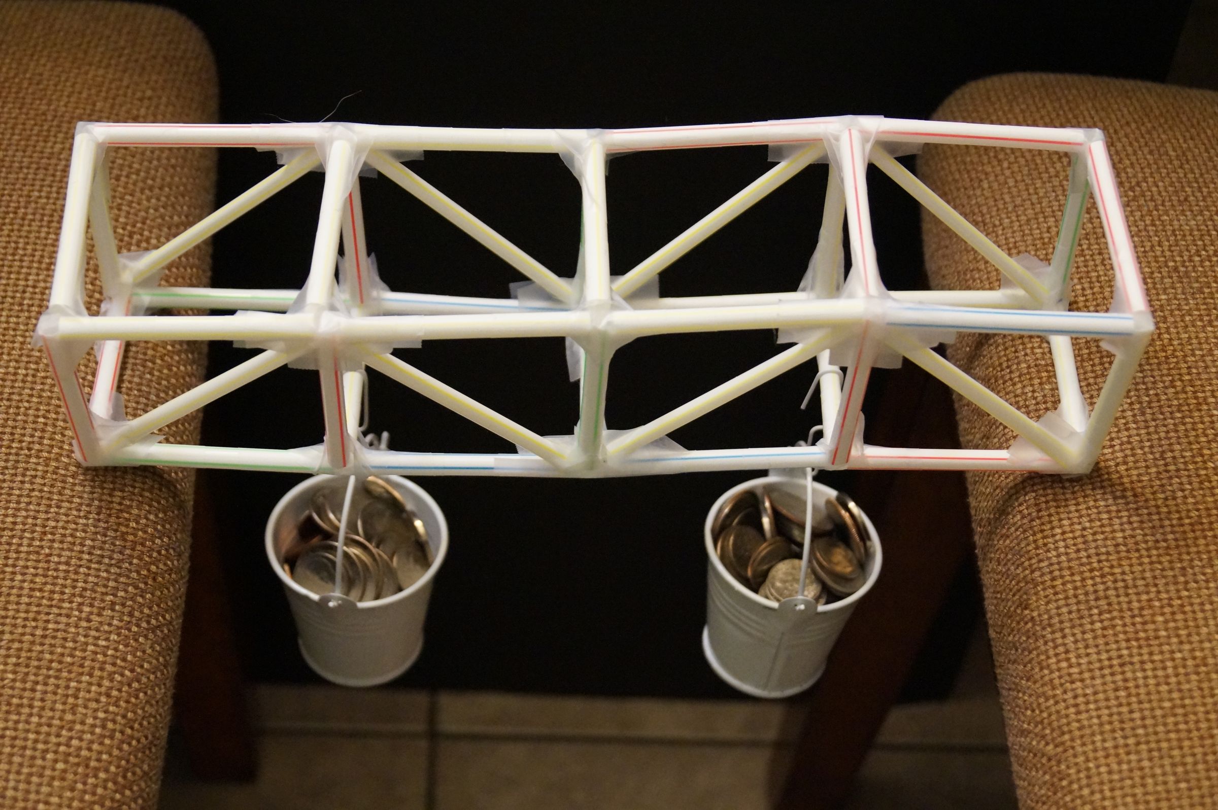 Truss Bridge 2 – Straws & Tape (A Challenge Project) : 6 Steps ...