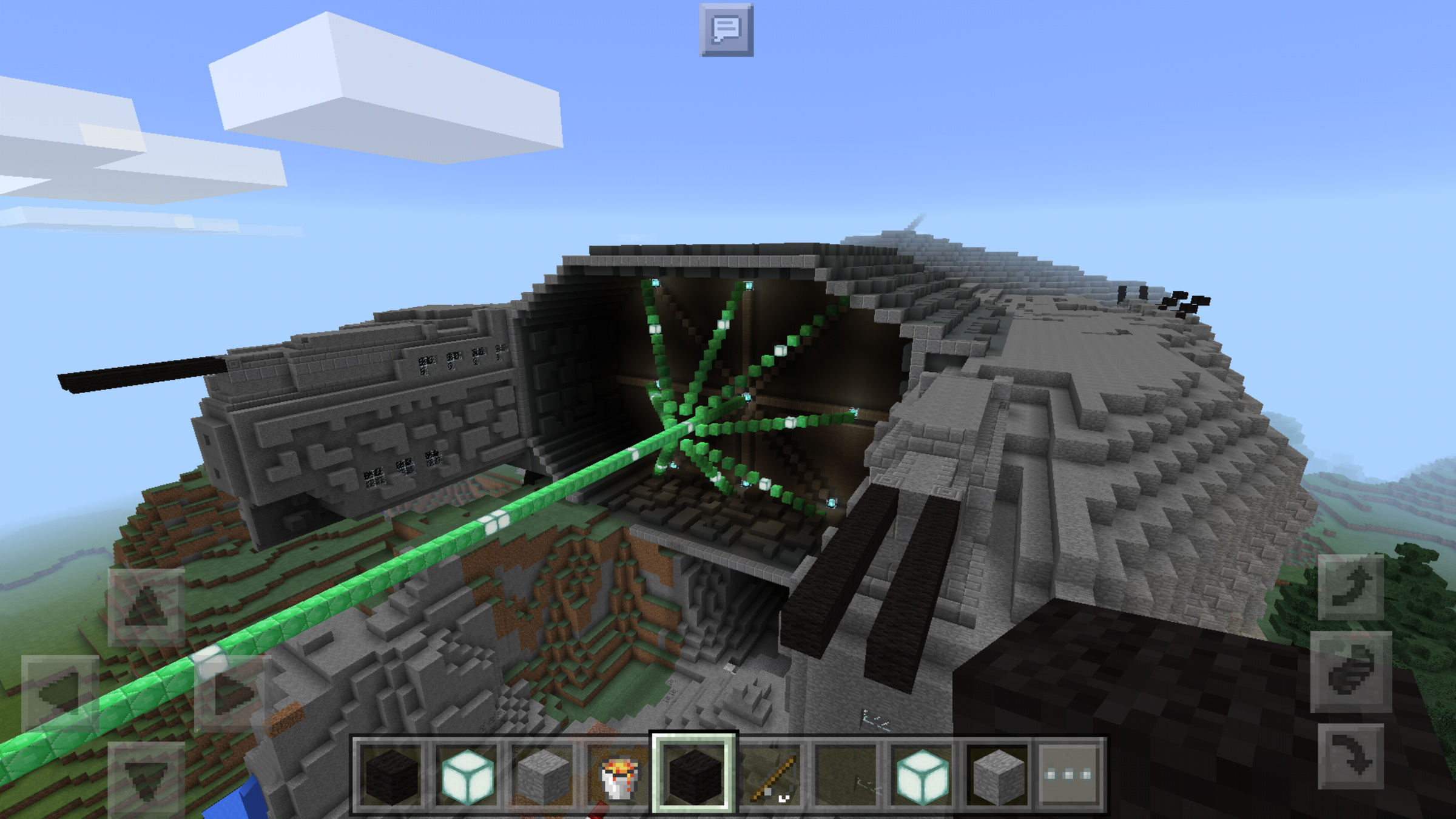 Minecraft Star Wars Spaceship