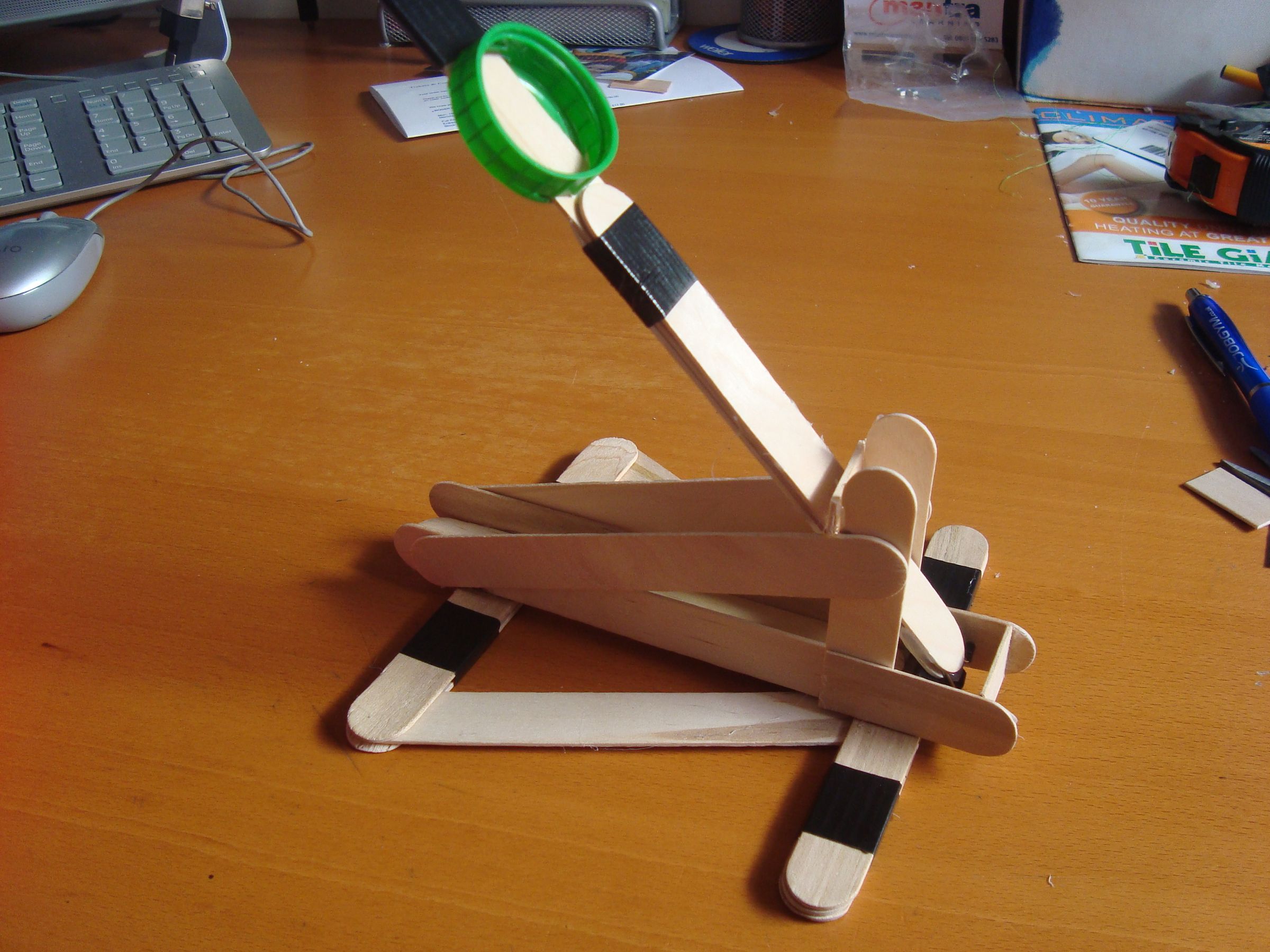 Ping Pong Catapult : 6 Steps - Instructables