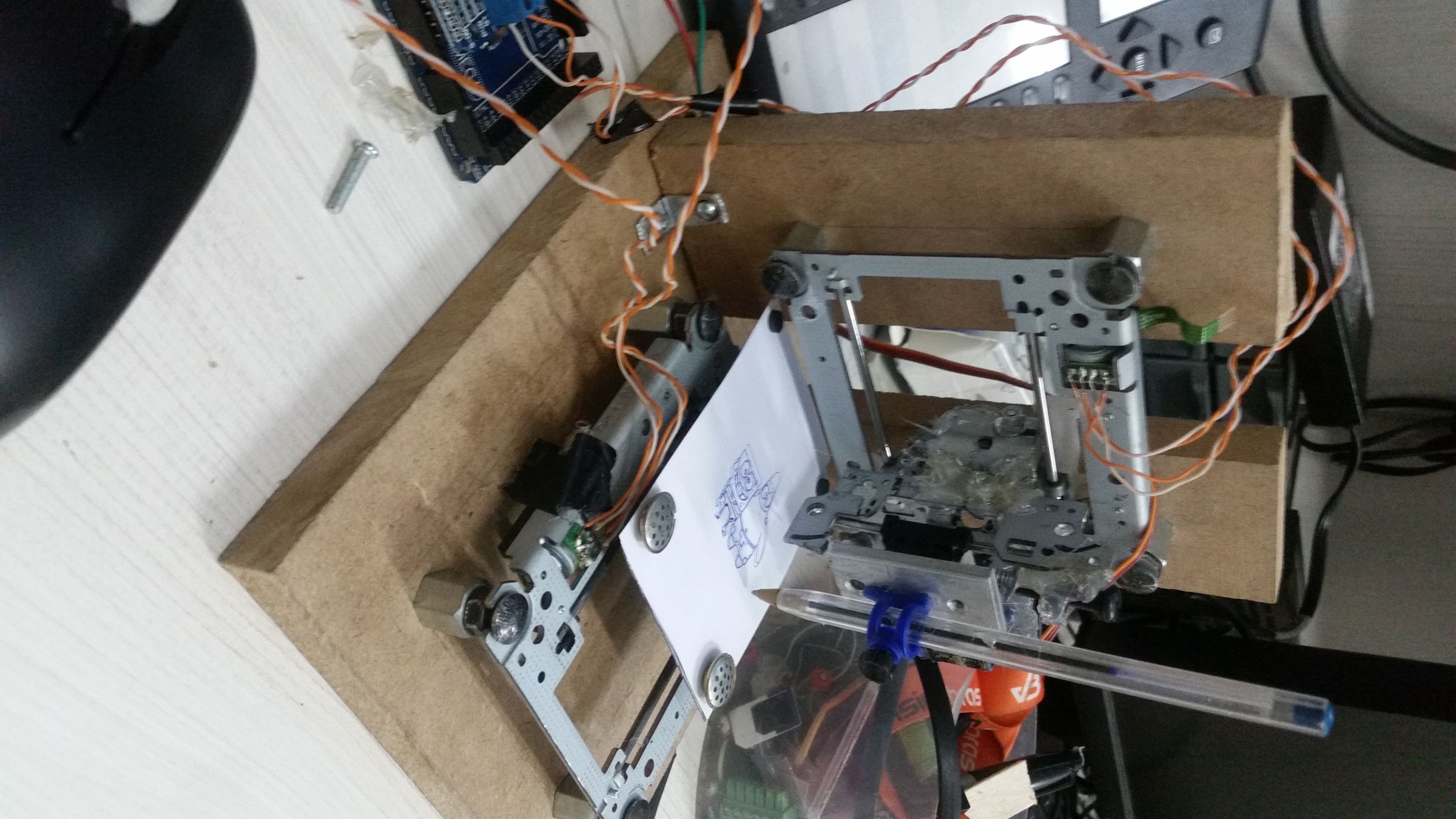 How to Make Mini CNC Router Drawing by Arduino and Shield L293D : 10 ...