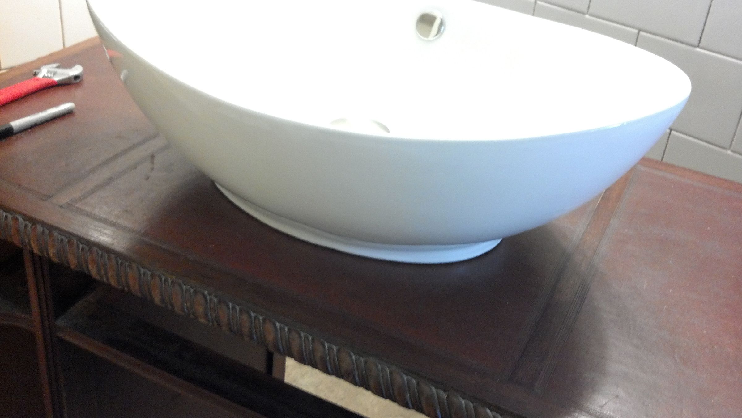 Bathroom Vanity With Vessel Sink : 4 Steps (with Pictures) - Instructables