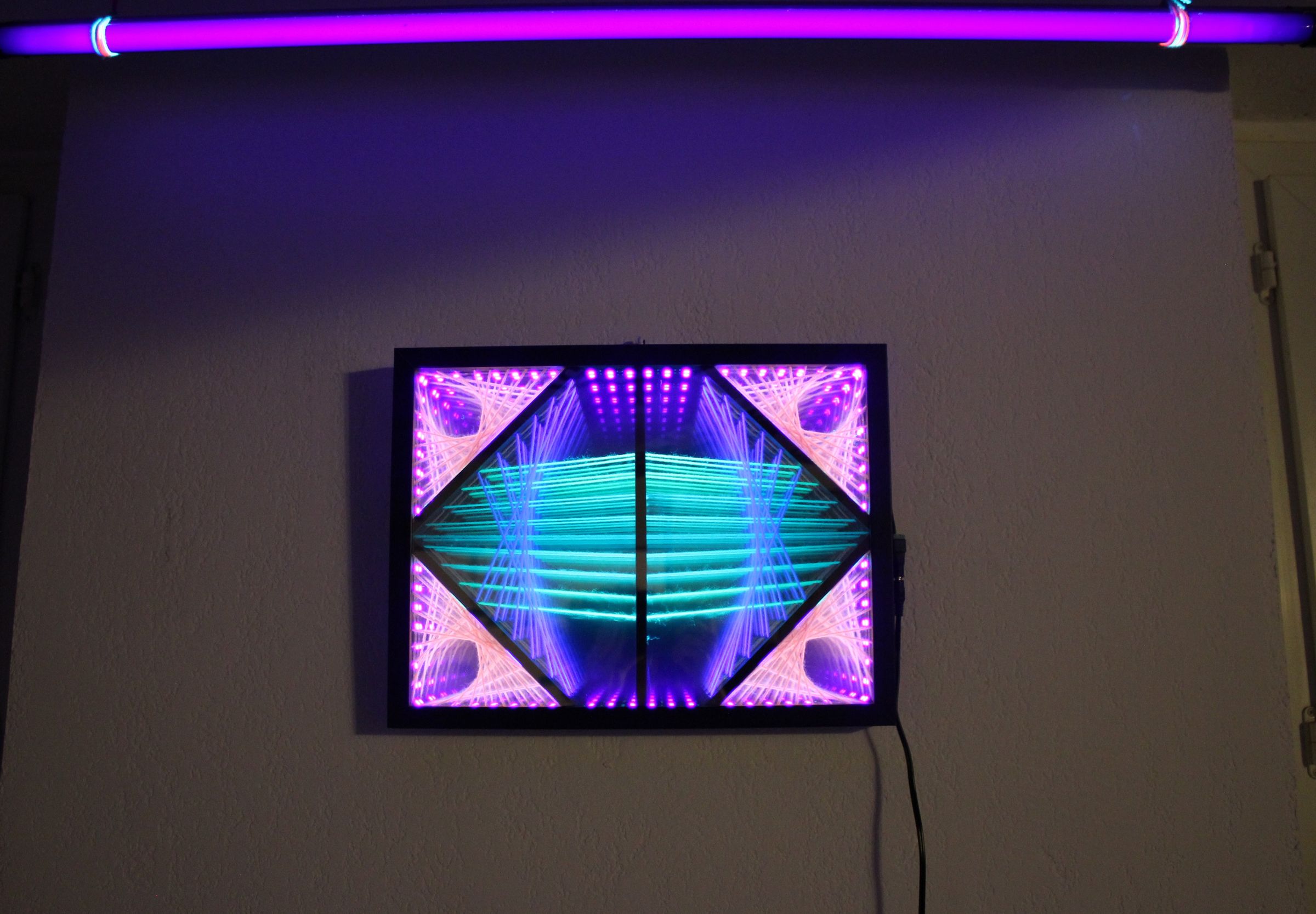 Infinity Mirror UV String Art : 4 Steps (with Pictures) - Instructables