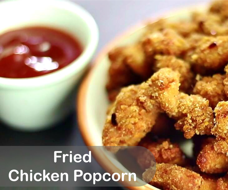 Fried Popcorn Chicken - Who's Hungry : 10 Steps (with Pictures ...