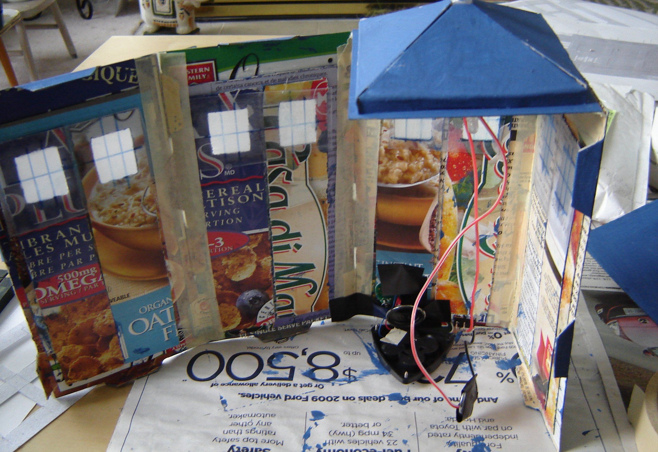 How to Make a TARDIS Model : 10 Steps (with Pictures) - Instructables