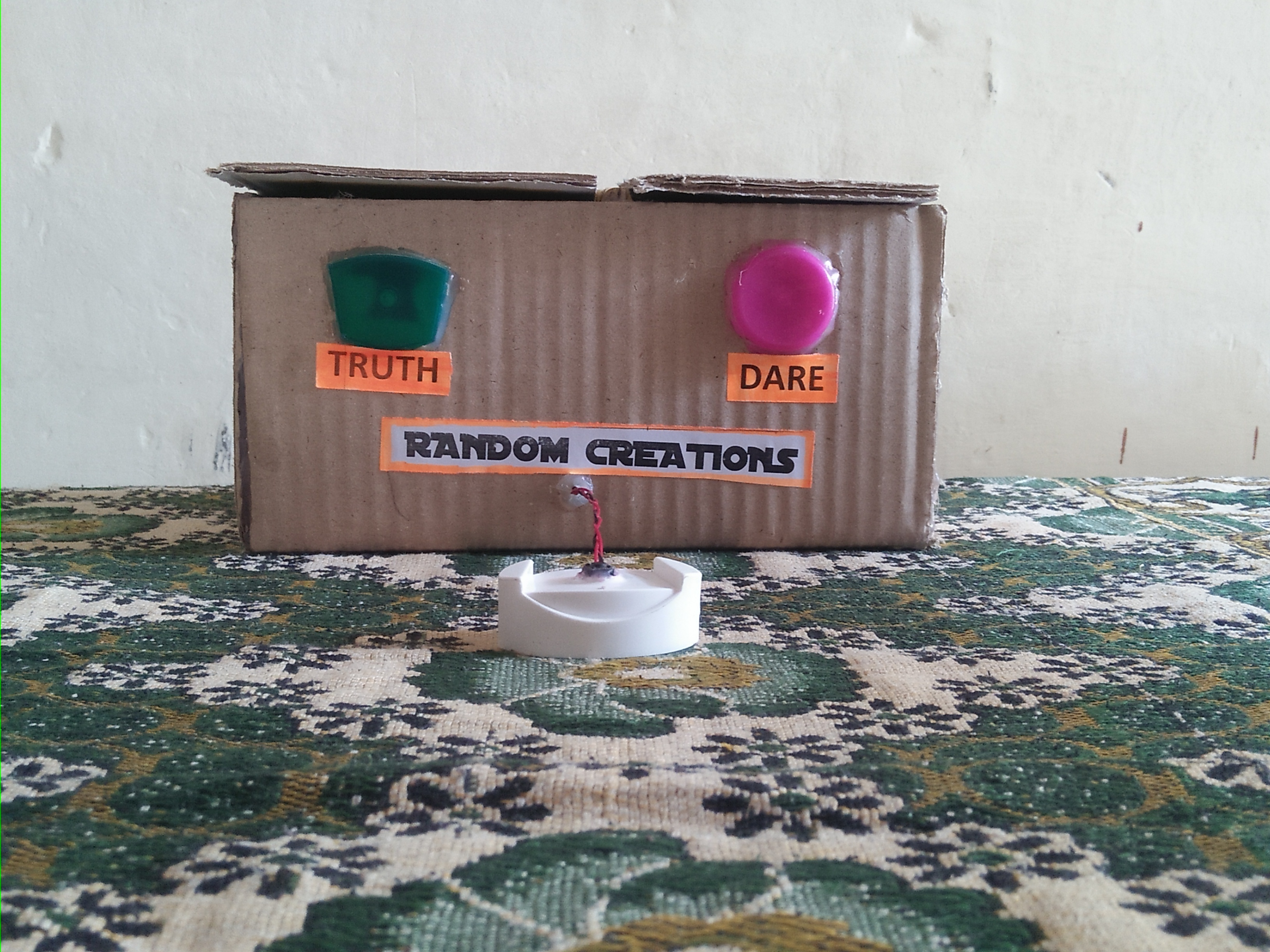 Truth & Dare Game With Arduino & Cardboard : 6 Steps - Instructables