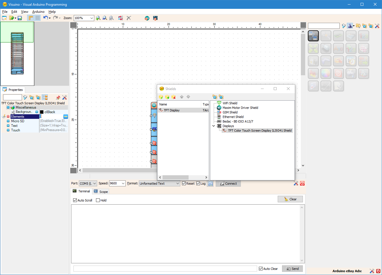 Arduino Uno: Bitmap Animation on ILI9341 TFT Touchscreen Display Shield ...