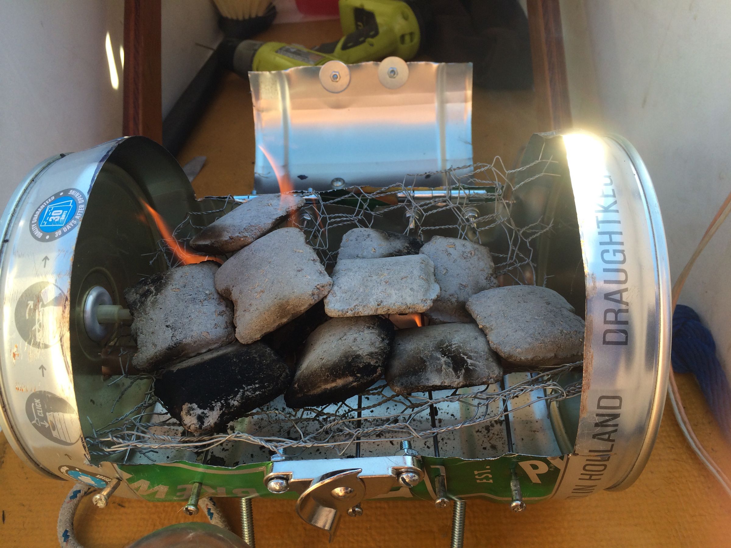 Heineken Mini Keg Propane Firekeg : 7 Steps (with Pictures) - Instructables