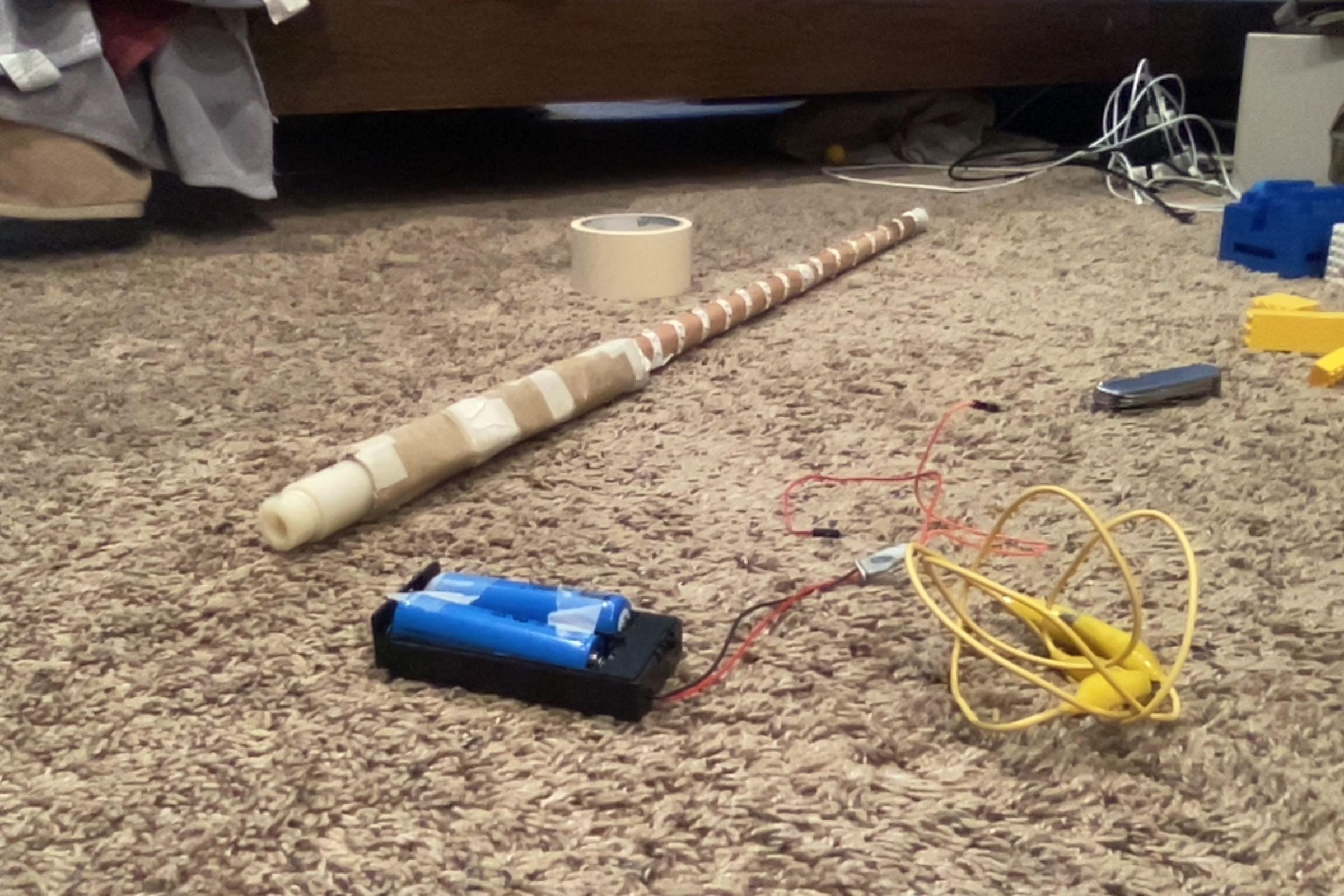 Very Short Lightsaber on a Budget. : 6 Steps - Instructables