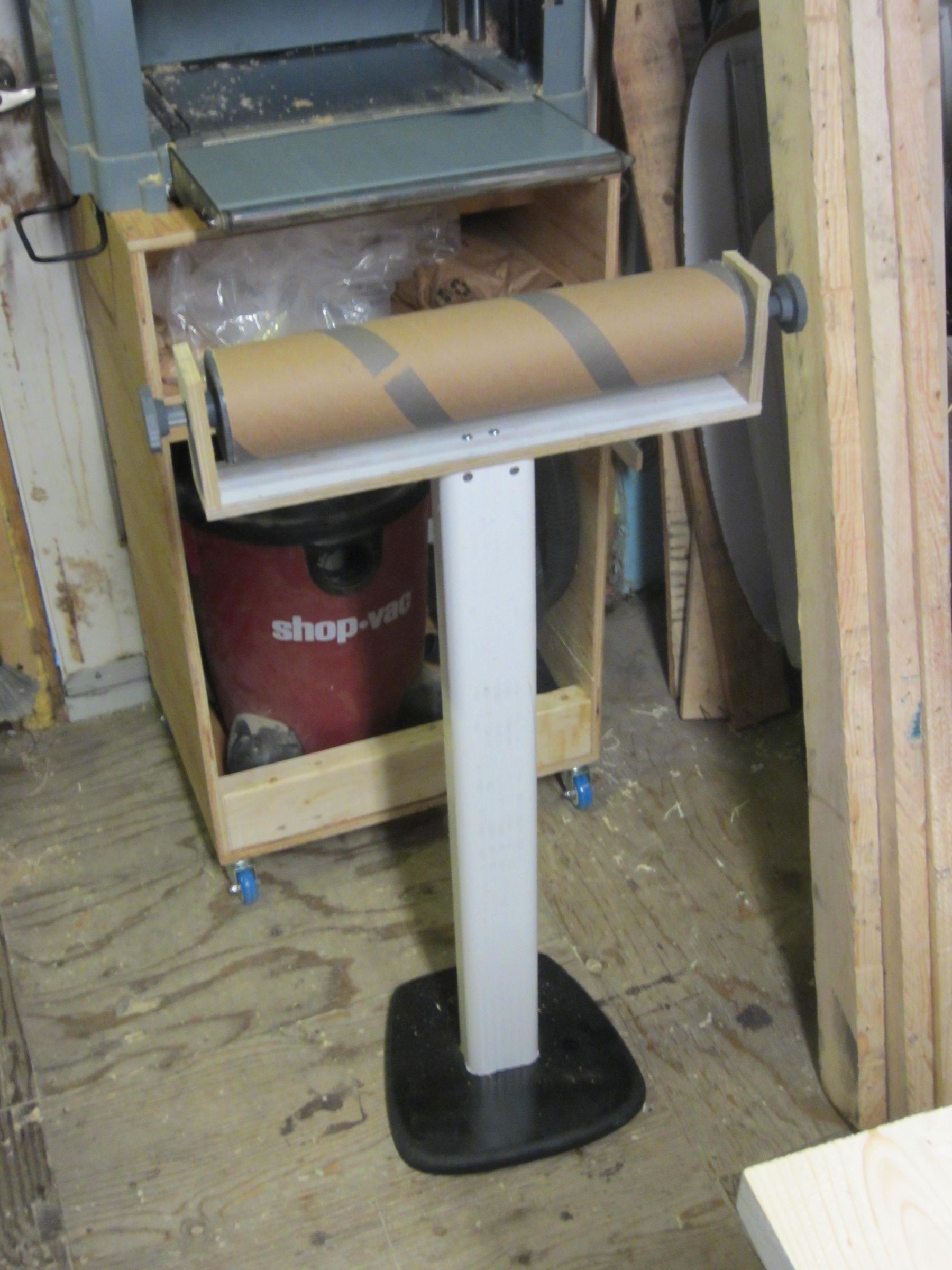 Cardboard Tube End Feed Roller With 3D Printed Parts : 5 Steps (with ...