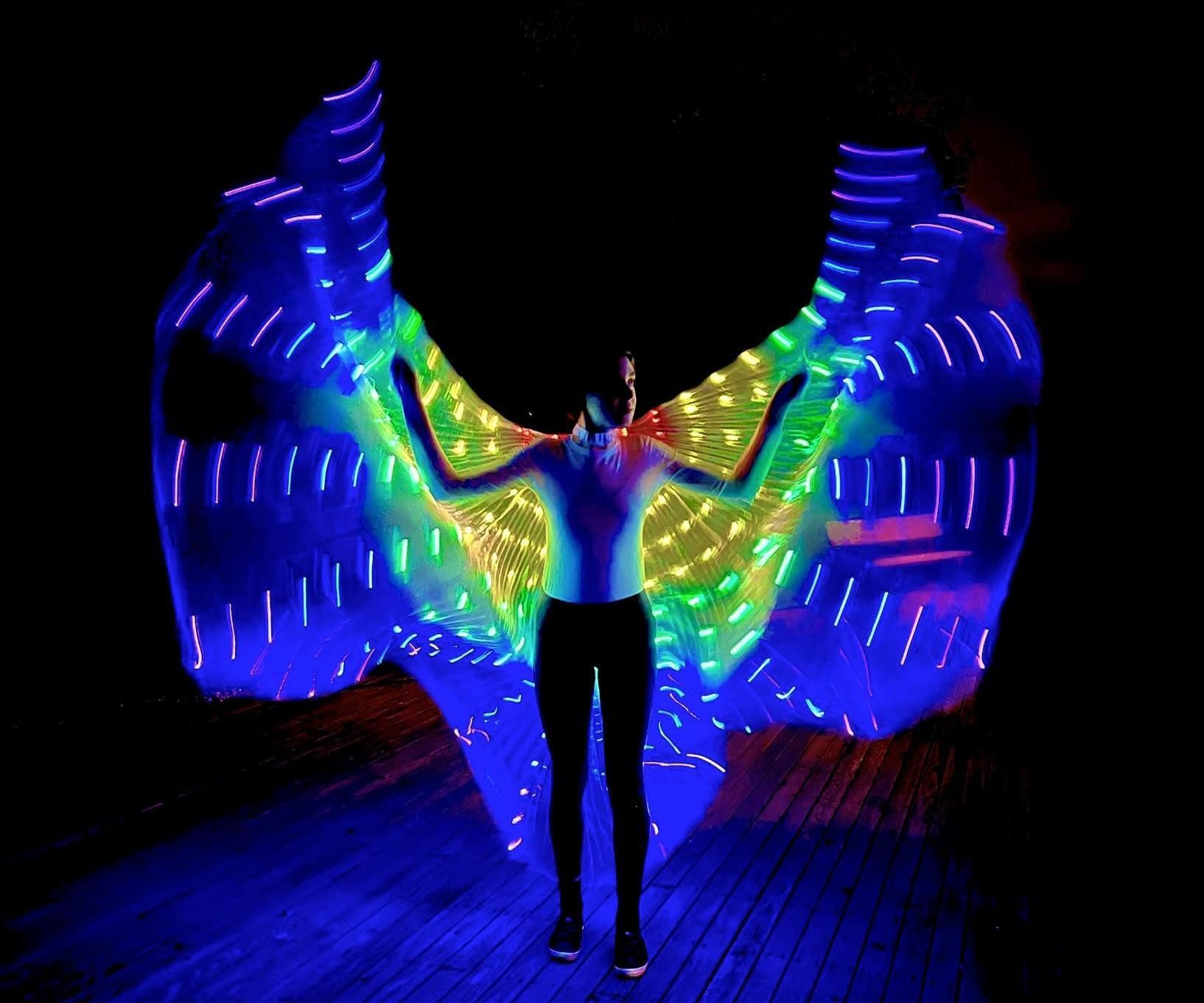 How to Dance in LED Glow Wings : 8 Steps - Instructables