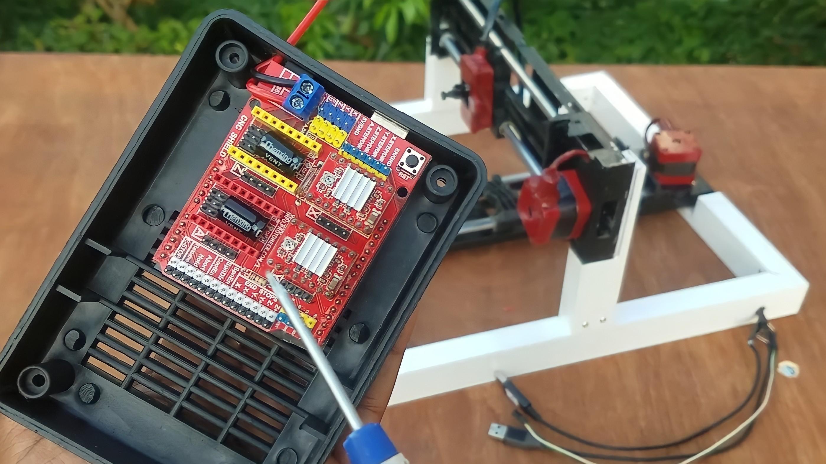 Simplest CNC Plotter Making : 19 Steps (with Pictures) - Instructables