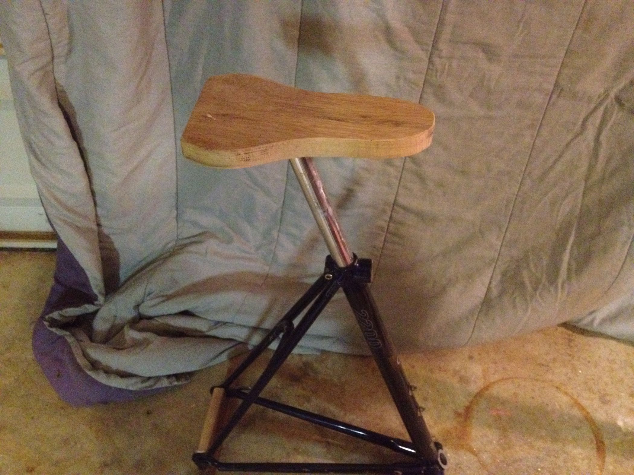 Bike Frame Shop Stool : 4 Steps - Instructables